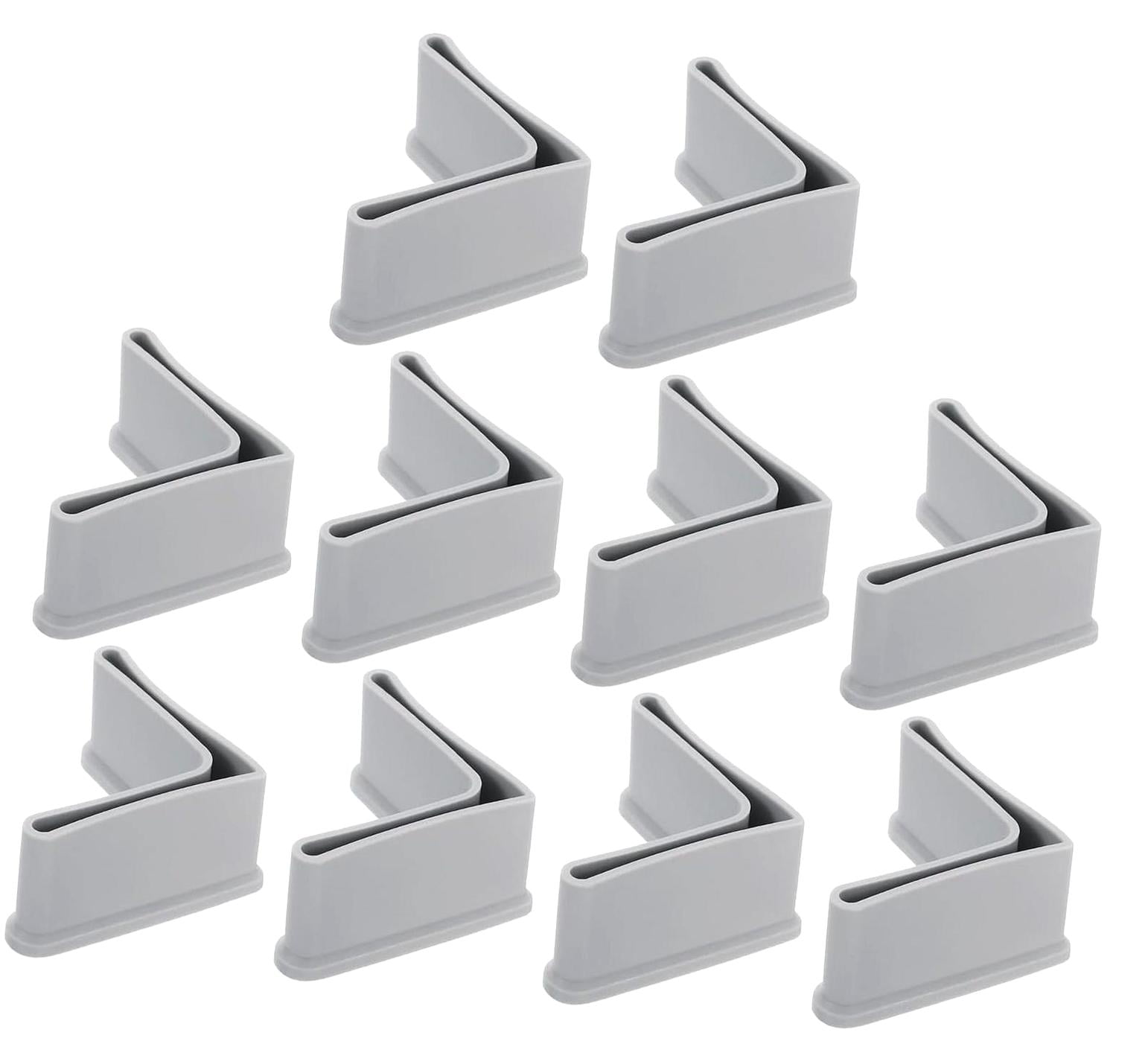 Myst Design 10Pcs L Shape Leg, 1.57" x 1.57"(40 x 40mm) Furniture Leg ...
