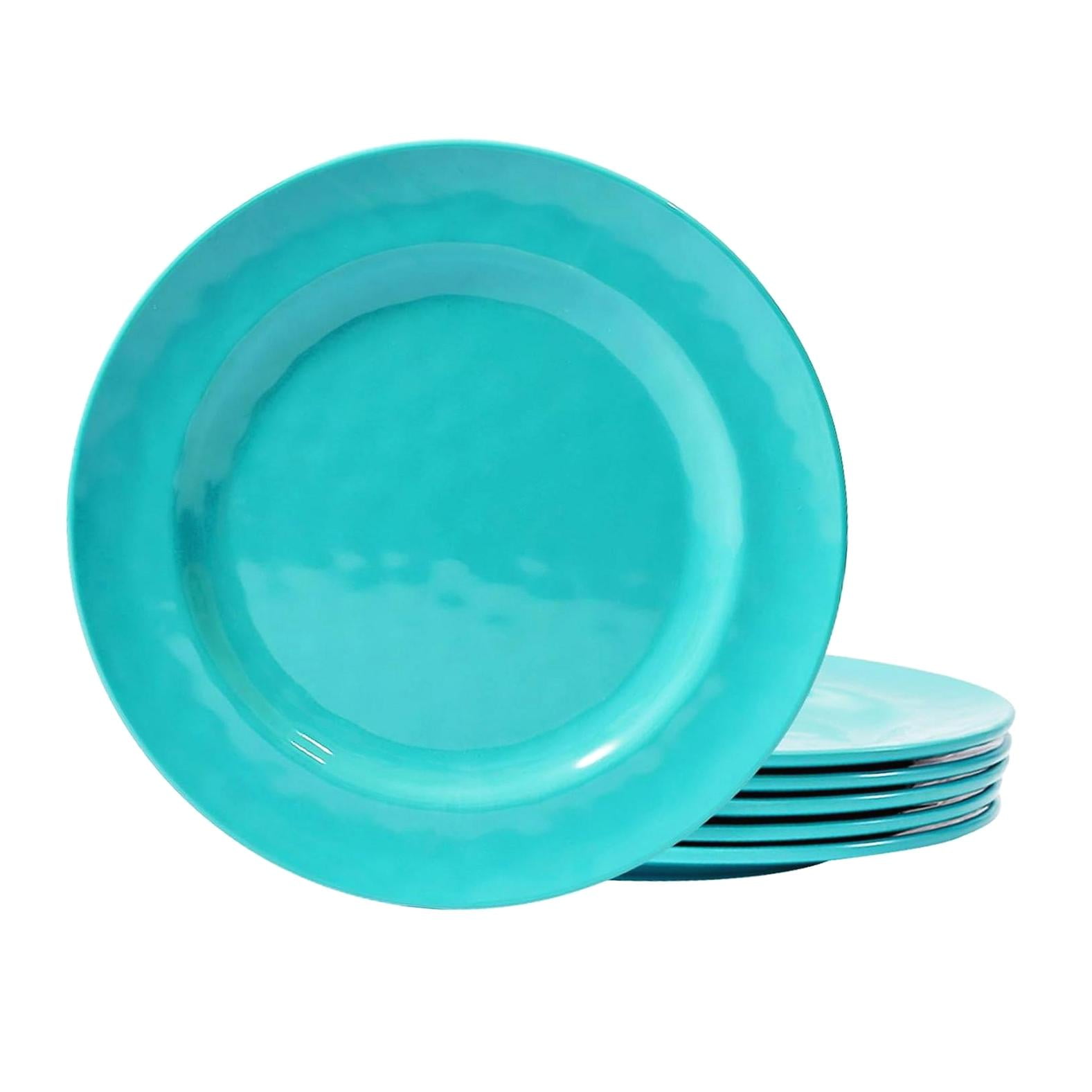 Myst Design 11" Melamine Dinner Plates, 6-piece Plate Set Unbreakable ...