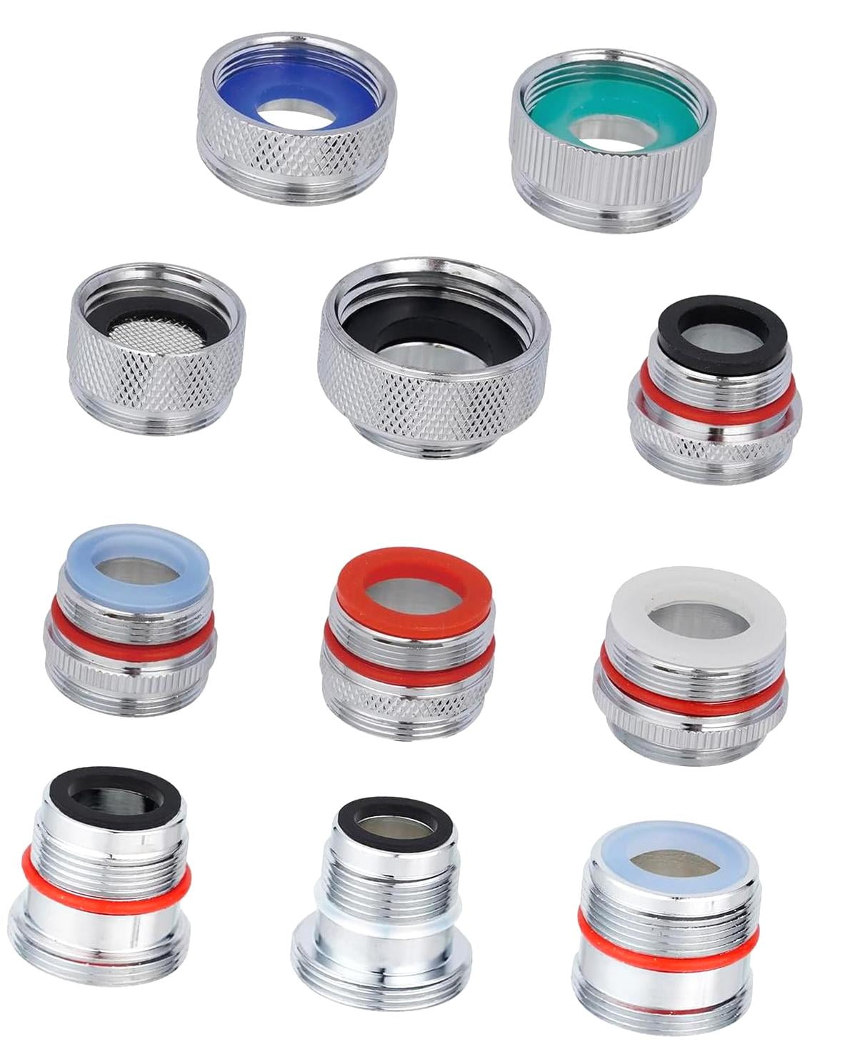 Myst Design 11-Piece Adapter Kit - Chrome-finished connectors for ...