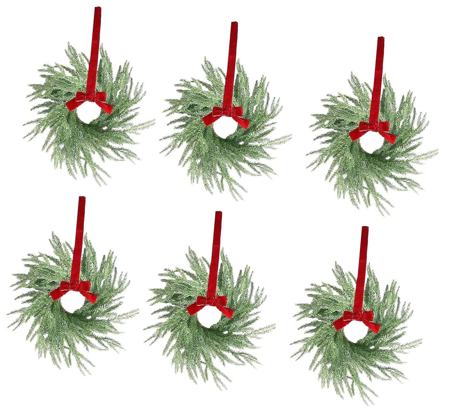 Myst Design 12 Inch Christmas Wreath Small Christmas Kitchen Cabinet ...