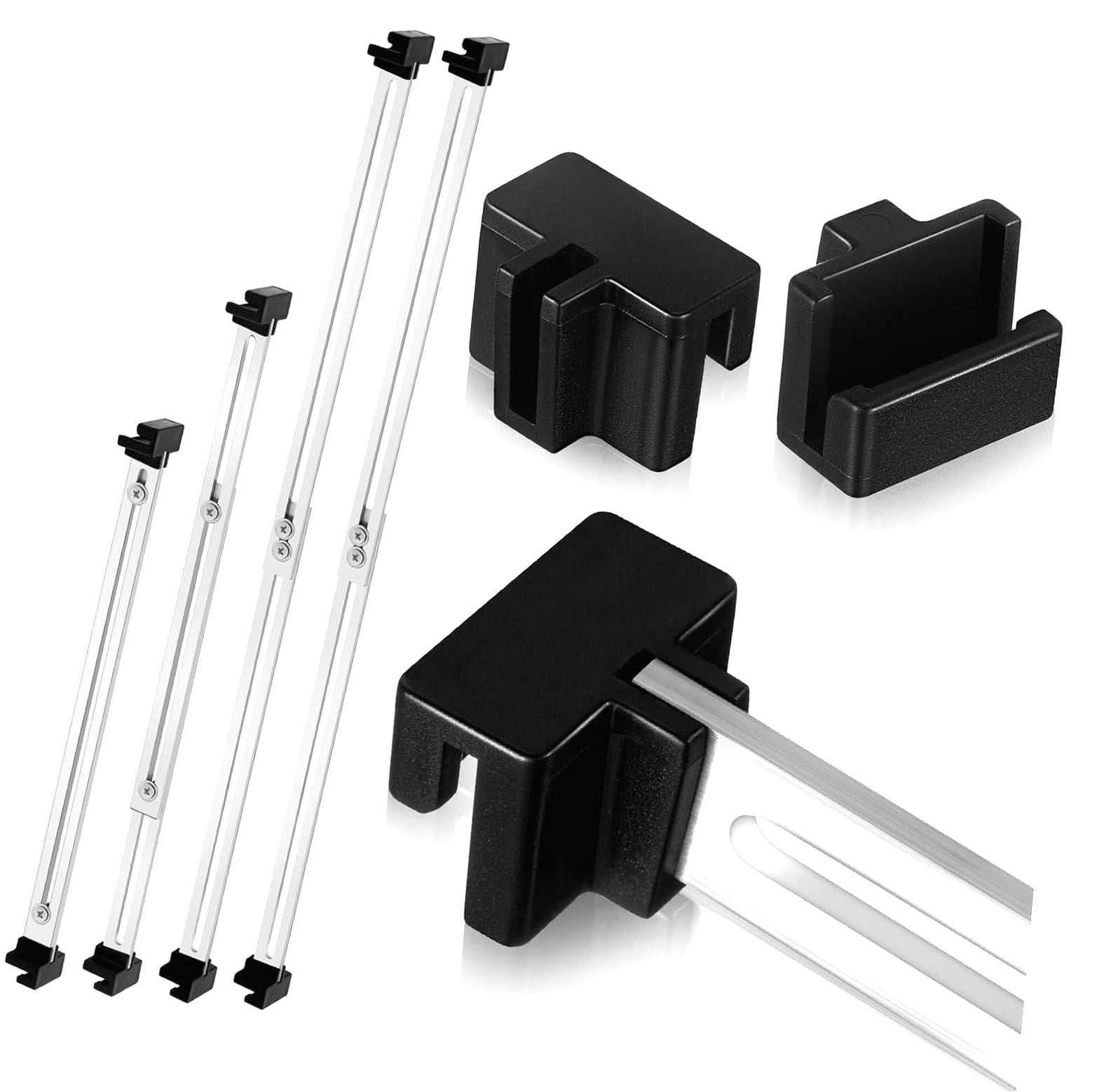 Myst Design 12-Piece Metal Adjustable File Cabinet Rails Kit with 8 ...