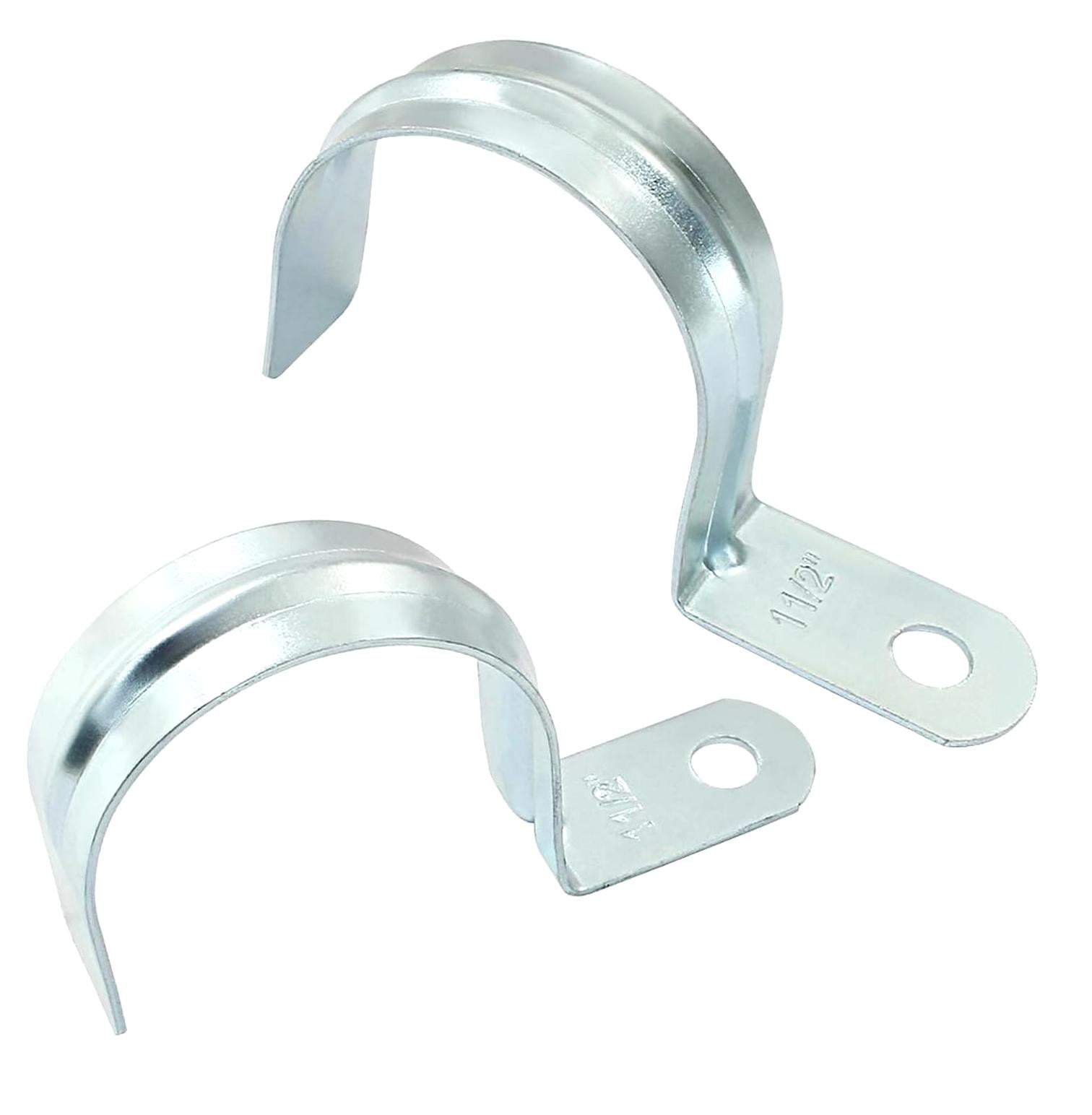 Myst Design 12 Pieces M50 Sturdy Pipe Straps, 2 Inch Galvanized Steel ...