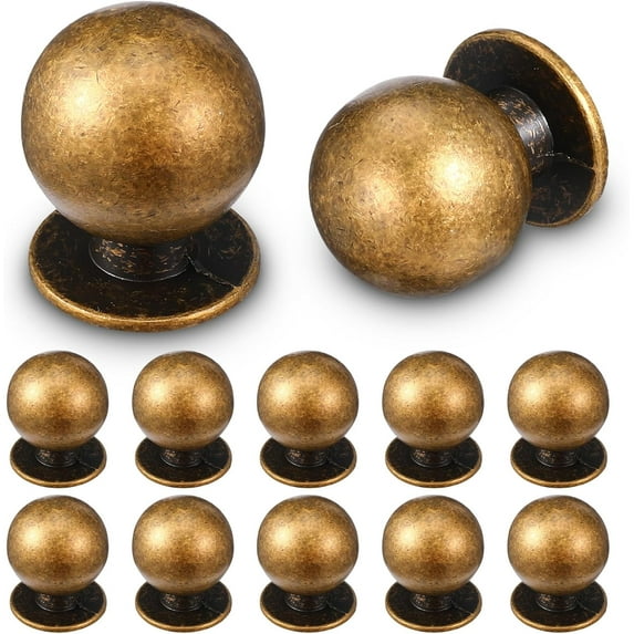 Myst Design 12Pcs Round Cabinet Knobs, 1 Inch (25mm) Diameter Kitchen ...
