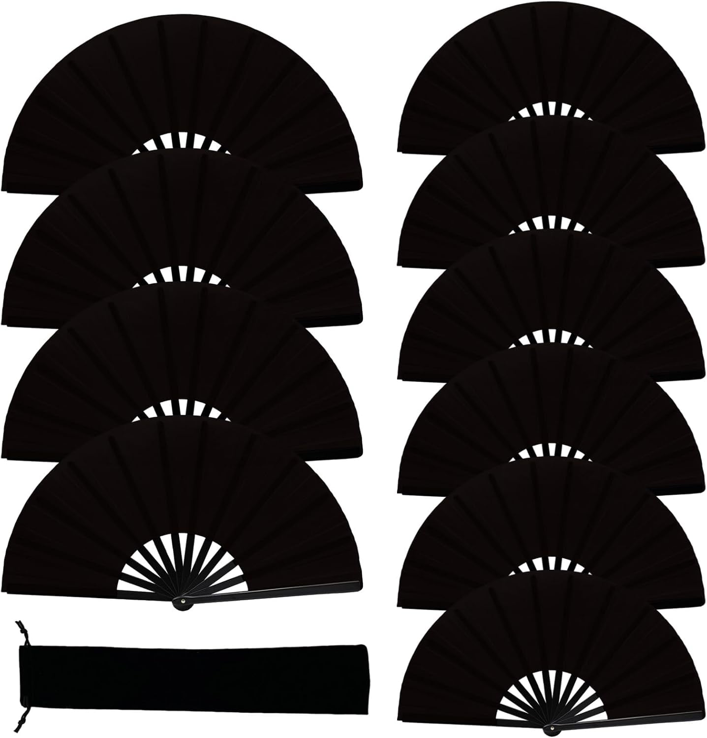 Myst Design 13inch Large Rave Fan Popping Clacking Fans for Line ...