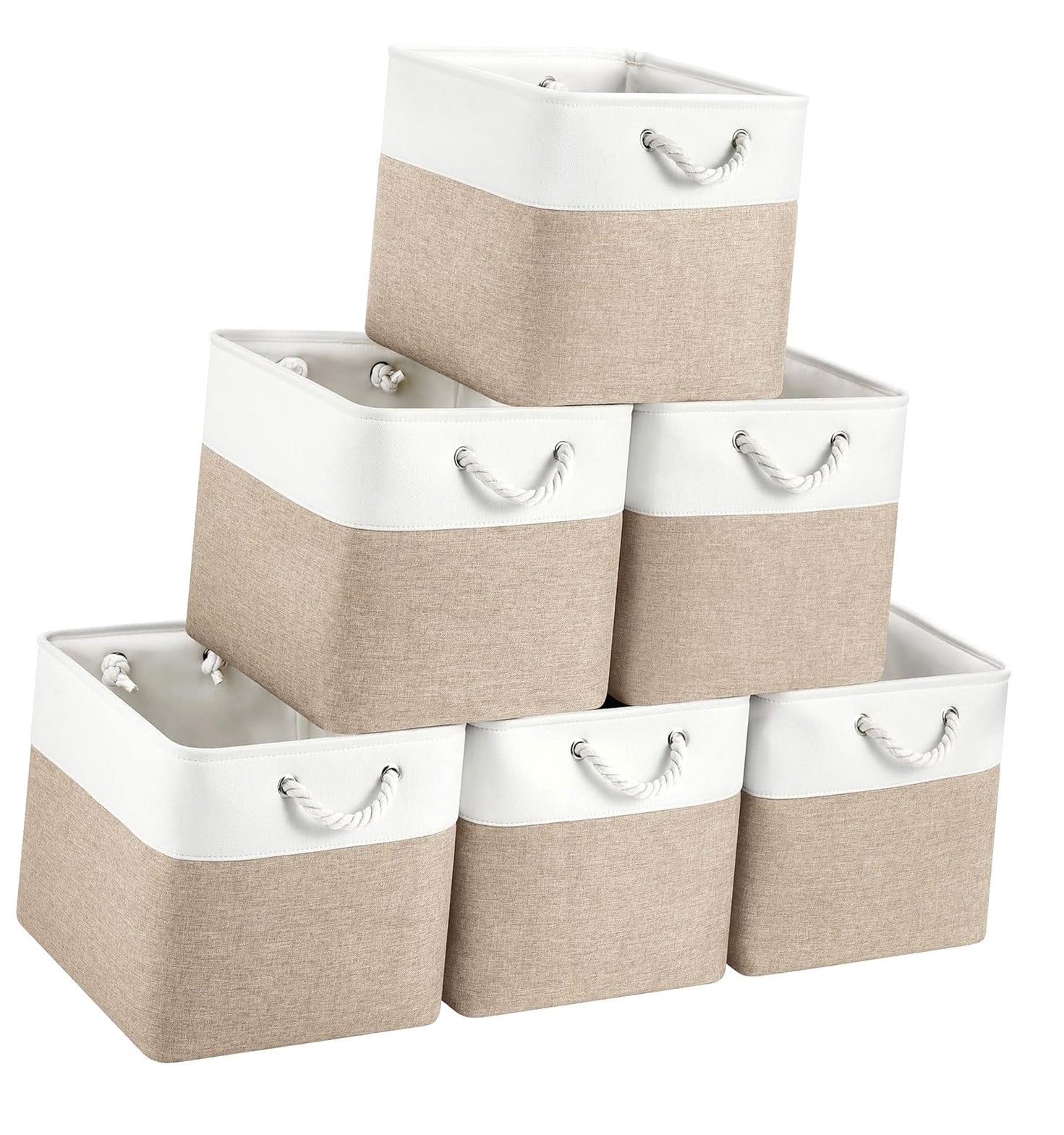 Myst Design 13x15x13 Storage Cube Bins, Collapsible Storage Bins with ...