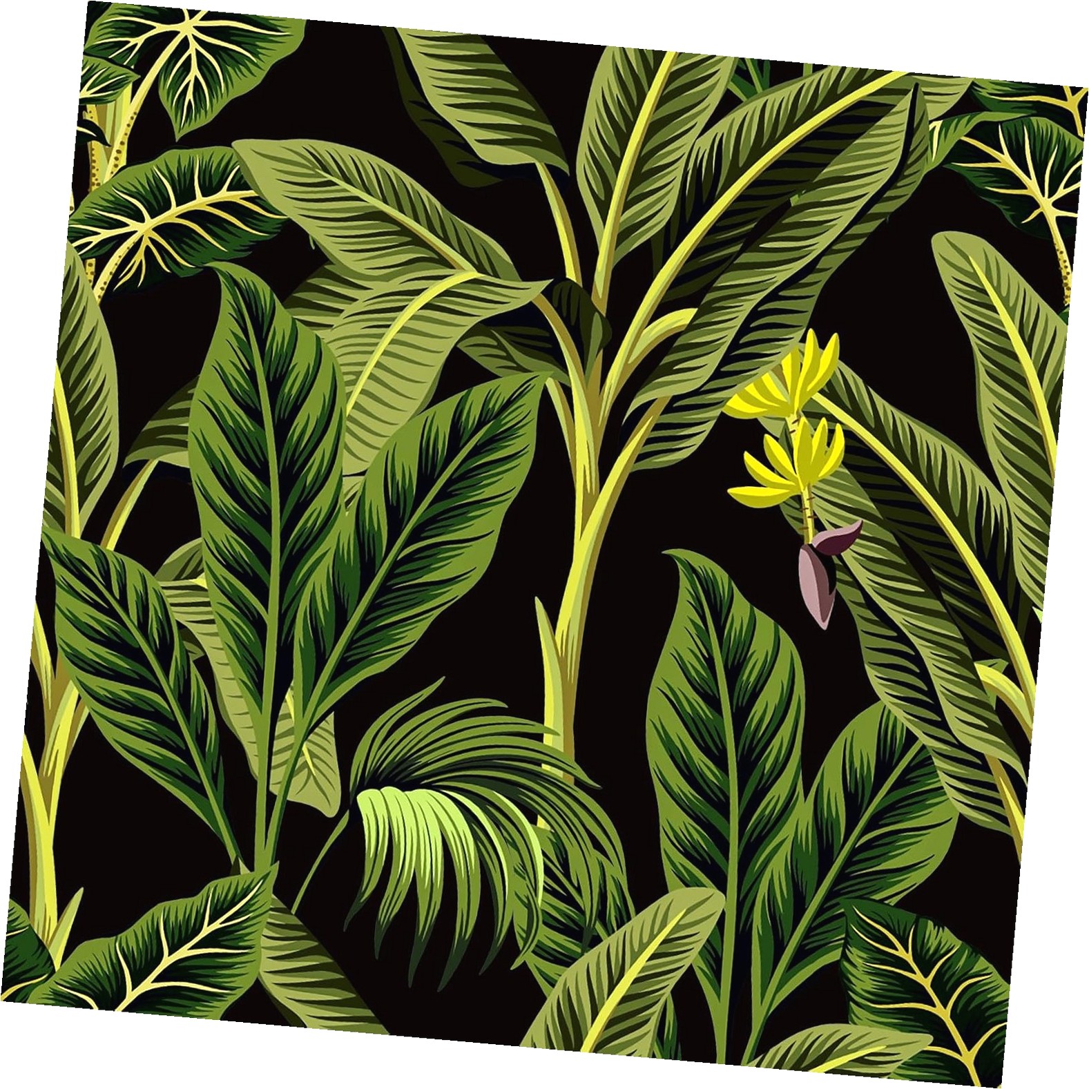 Myst Design 17.7"x393" Jungle Tree Wallpaper and Stick Wallpaper Trees ...
