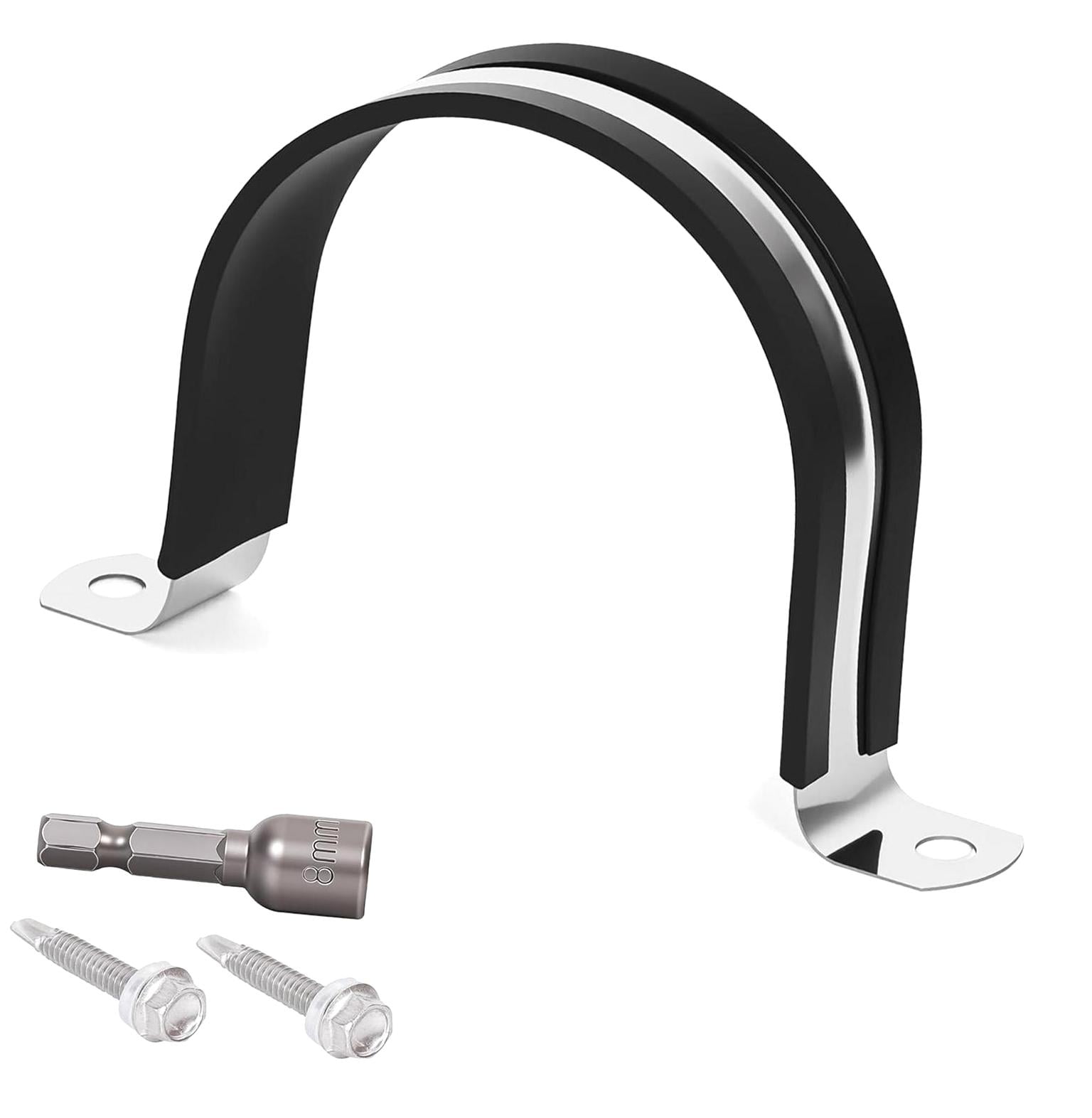Myst Design 2-1/2 Inches (Ø63MM) Pipe Clamps - 10 Pack with 304 Steel ...