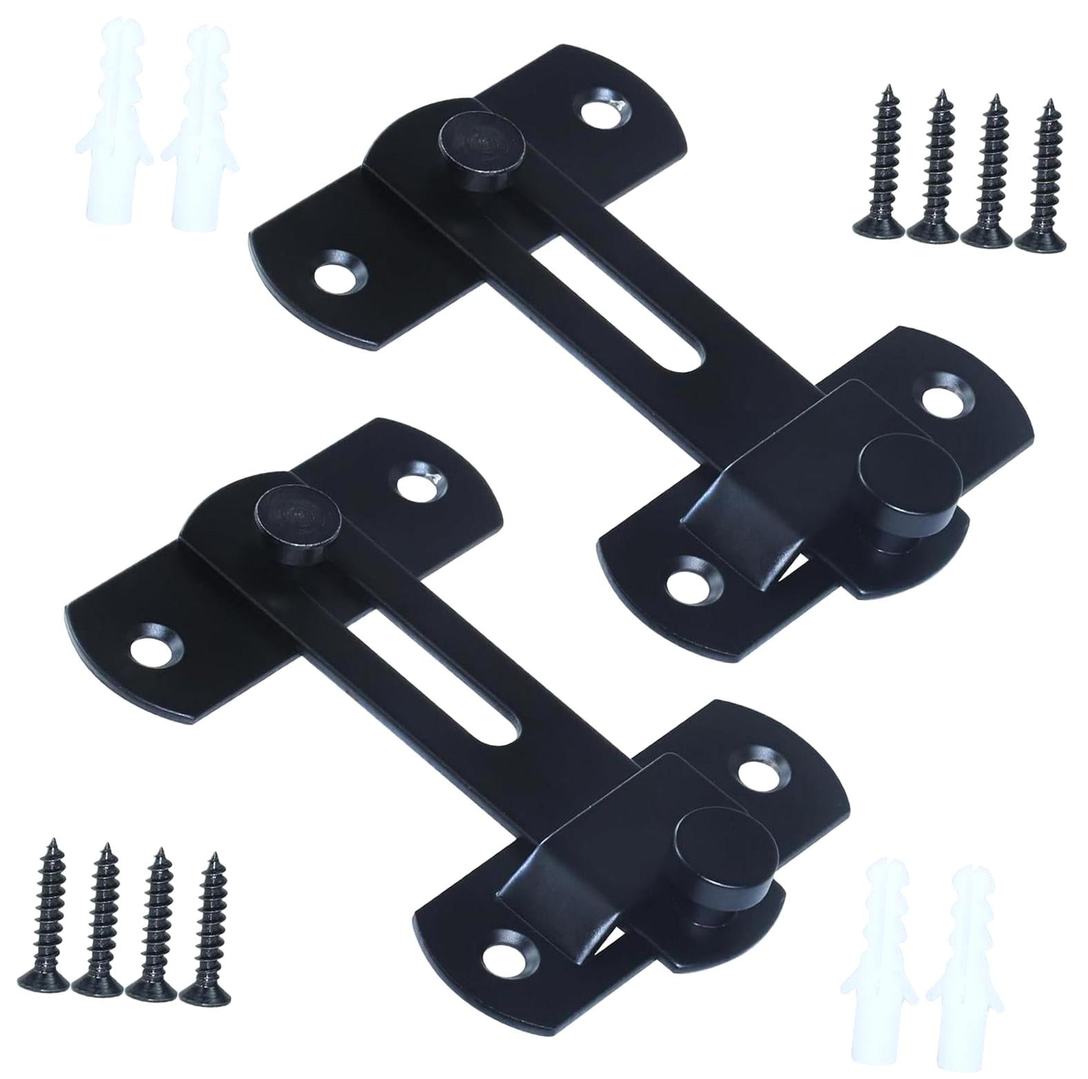 Myst Design 2 Pack 180-degree Rotating Barn Door Locks for Enhanced ...