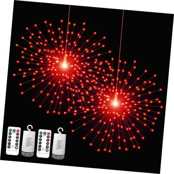 Myst Design 2 Pack Starburst Sphere Lights, 200 Firework Lights, 8 ...
