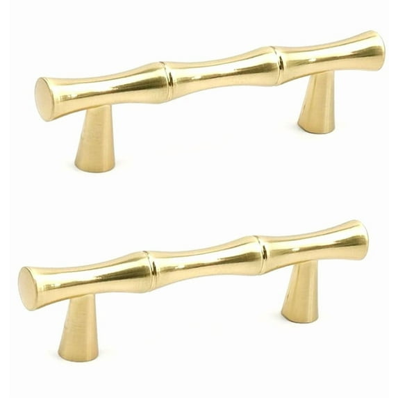 Myst Design 2-Piece Shaped Handle, Zinc Alloy Cabinet Handles, 2.5 Inch ...