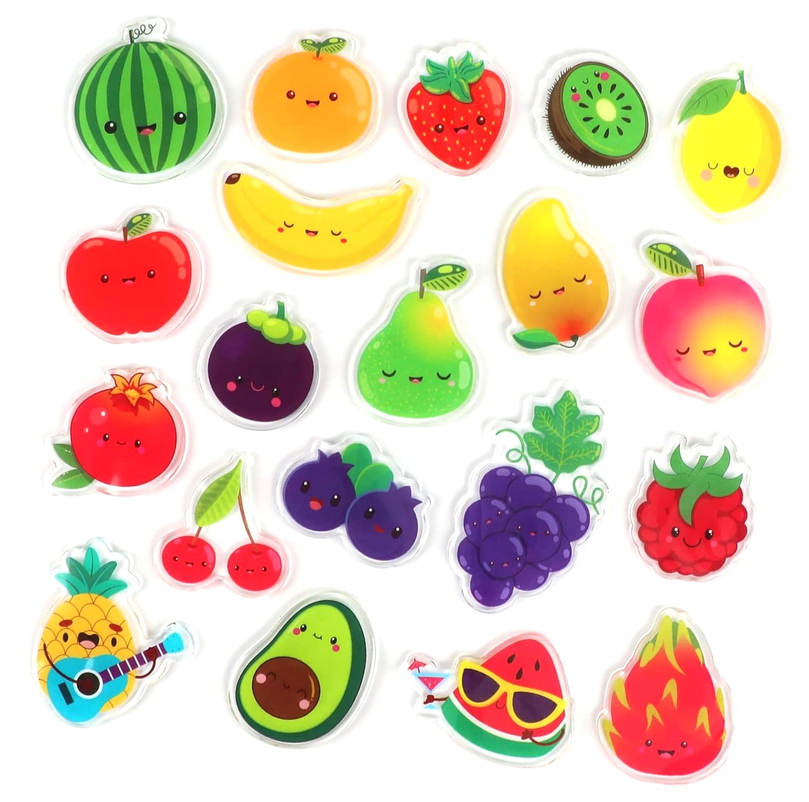 Myst Design 20 PCS Thick Clings Window Clings Stickers for Toddlers and ...