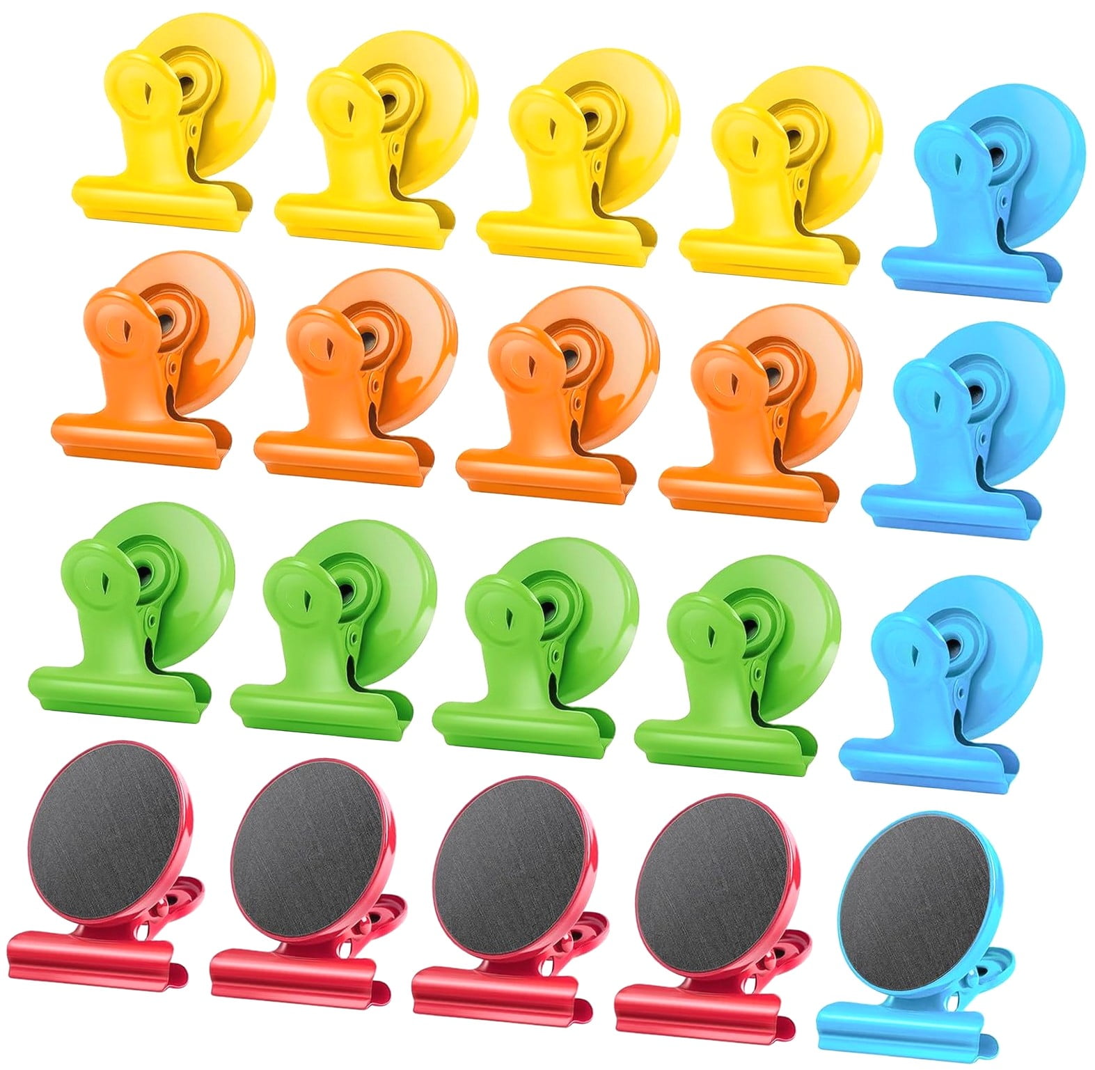 Myst Design 20 Pack Multicolor Clips Fridge Magnets Refrigerator ...