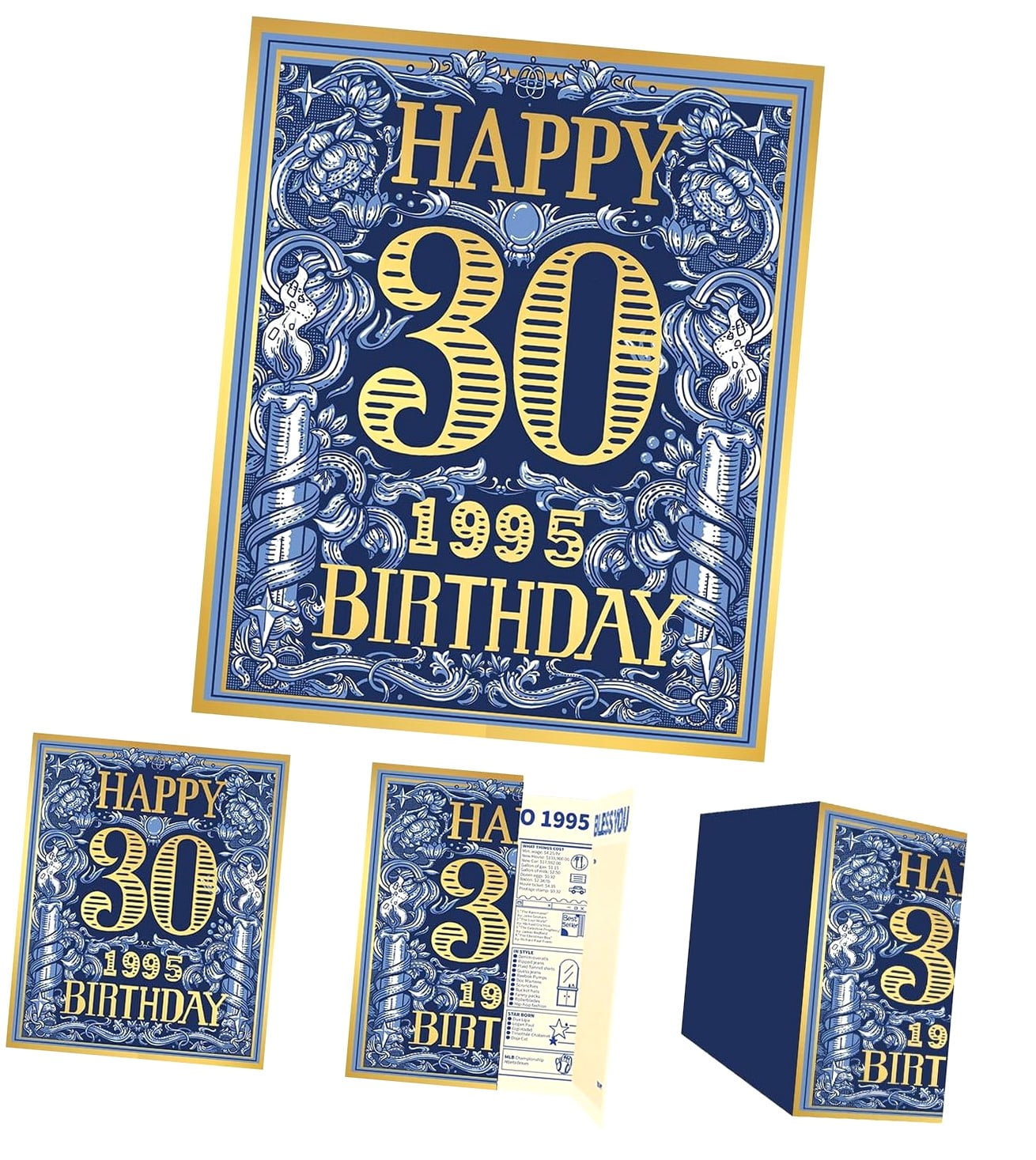 Myst Design 2025 30th Birthday Greeting Card, 30-Year-Old Birthday Card ...