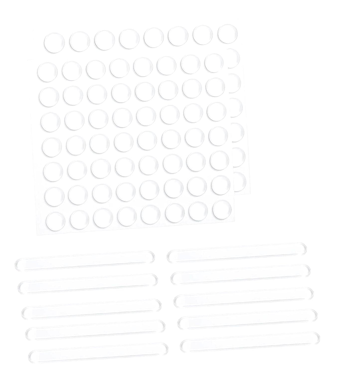 Myst Design 210PCS Self-Adhesive Rubber Bumpers, Quiet Rubber Cabinet ...