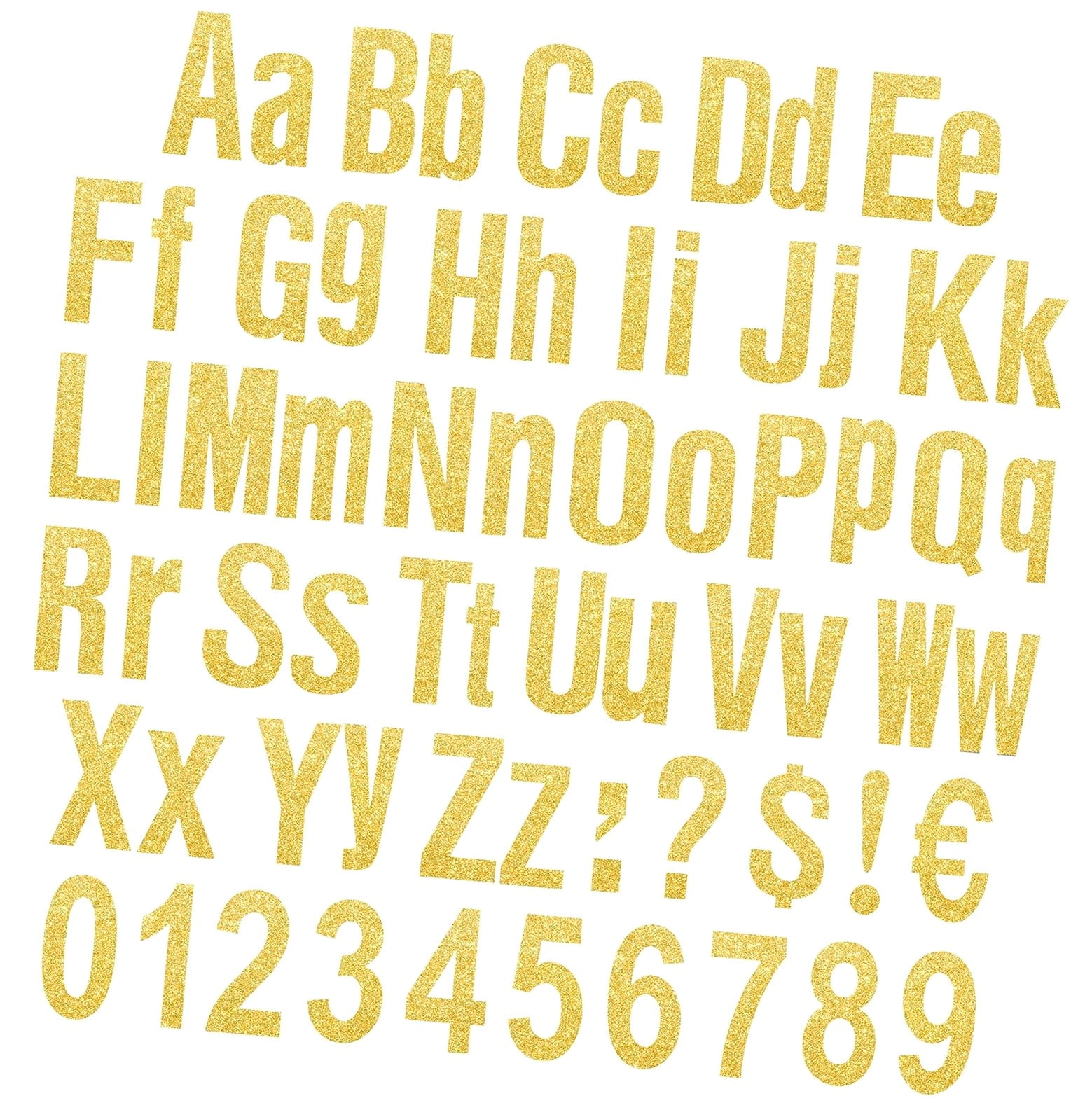 Myst Design 268 Pieces Bulletin Letters Alphabet Letters Numbers and ...