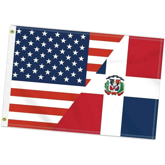 Myst Design 2x3 FT Dominican America Friendship , Medium 60x90CM 150D ...