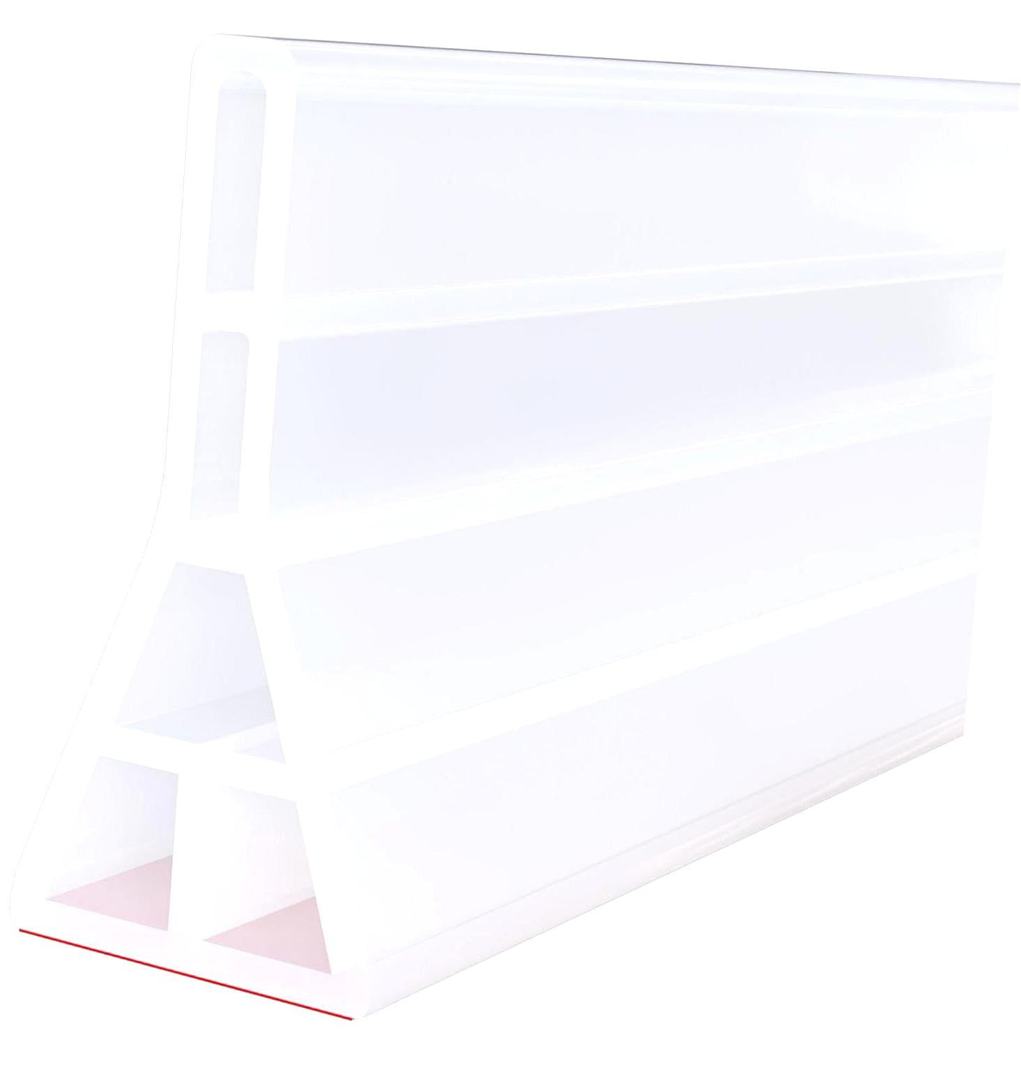 Myst Design 3.5" High Shower Water Barrier, 67 IN Length for Curbless ...