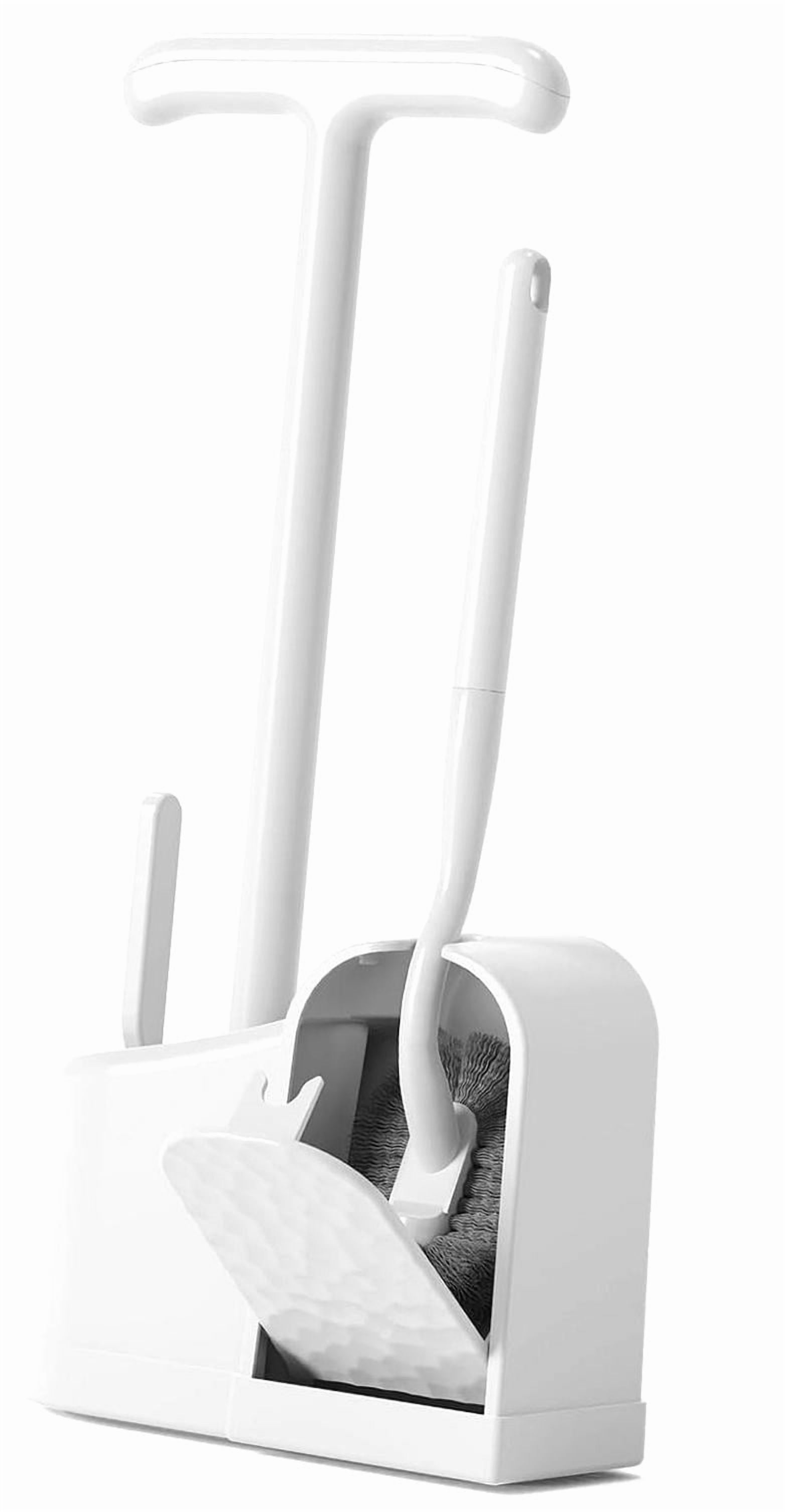 Myst Design 3-in-1 Toilet Cleaning Set, Extended Handle Plunger, Toilet ...