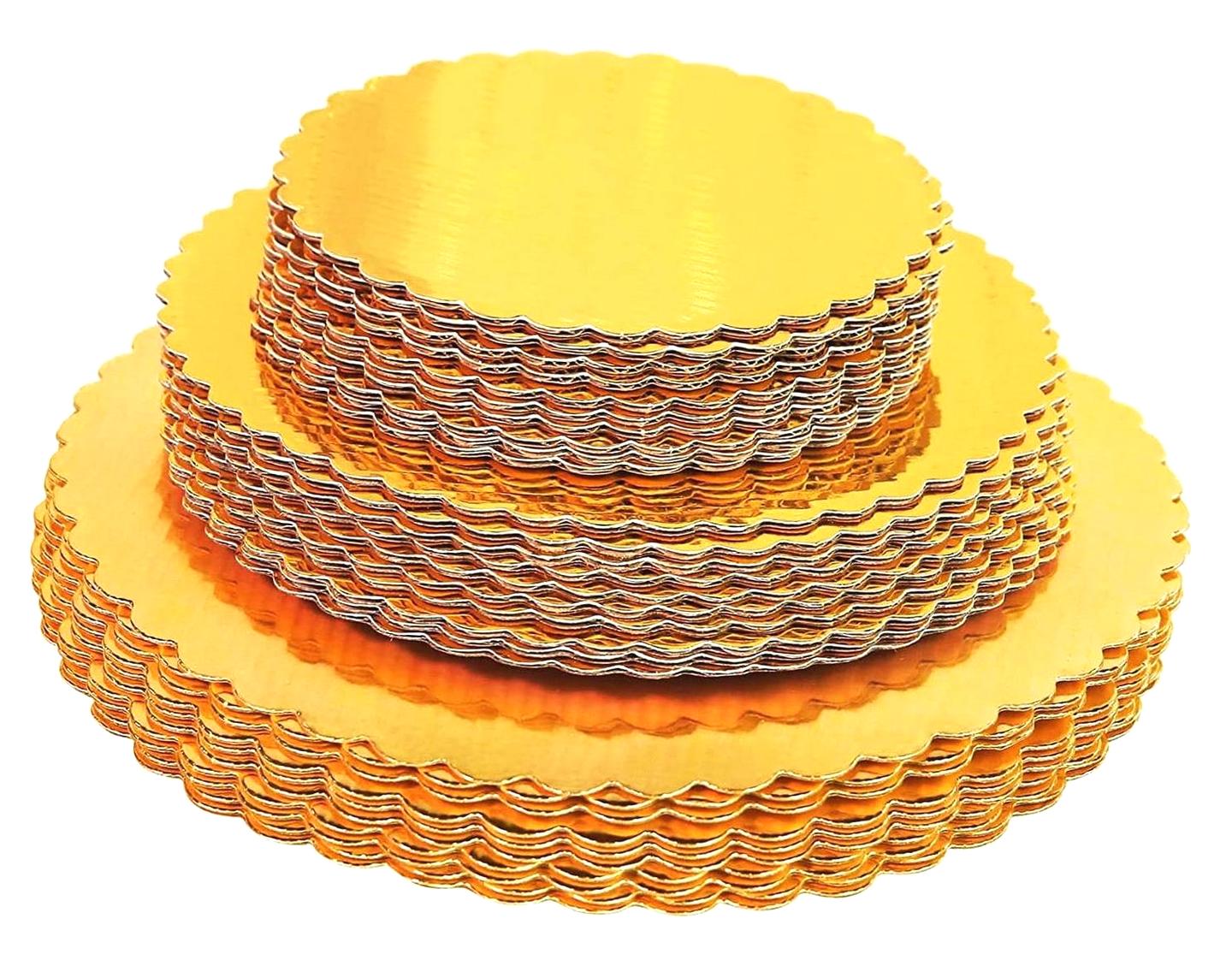 Myst Design 30-Pack Cake Board Rounds, Circular Cardboard Base Plates ...