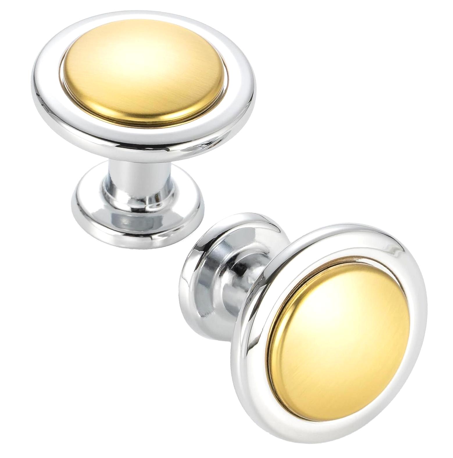 Myst Design 30 Pack and White Kitchen Cabinet Knobs and Drawer Knobs ...
