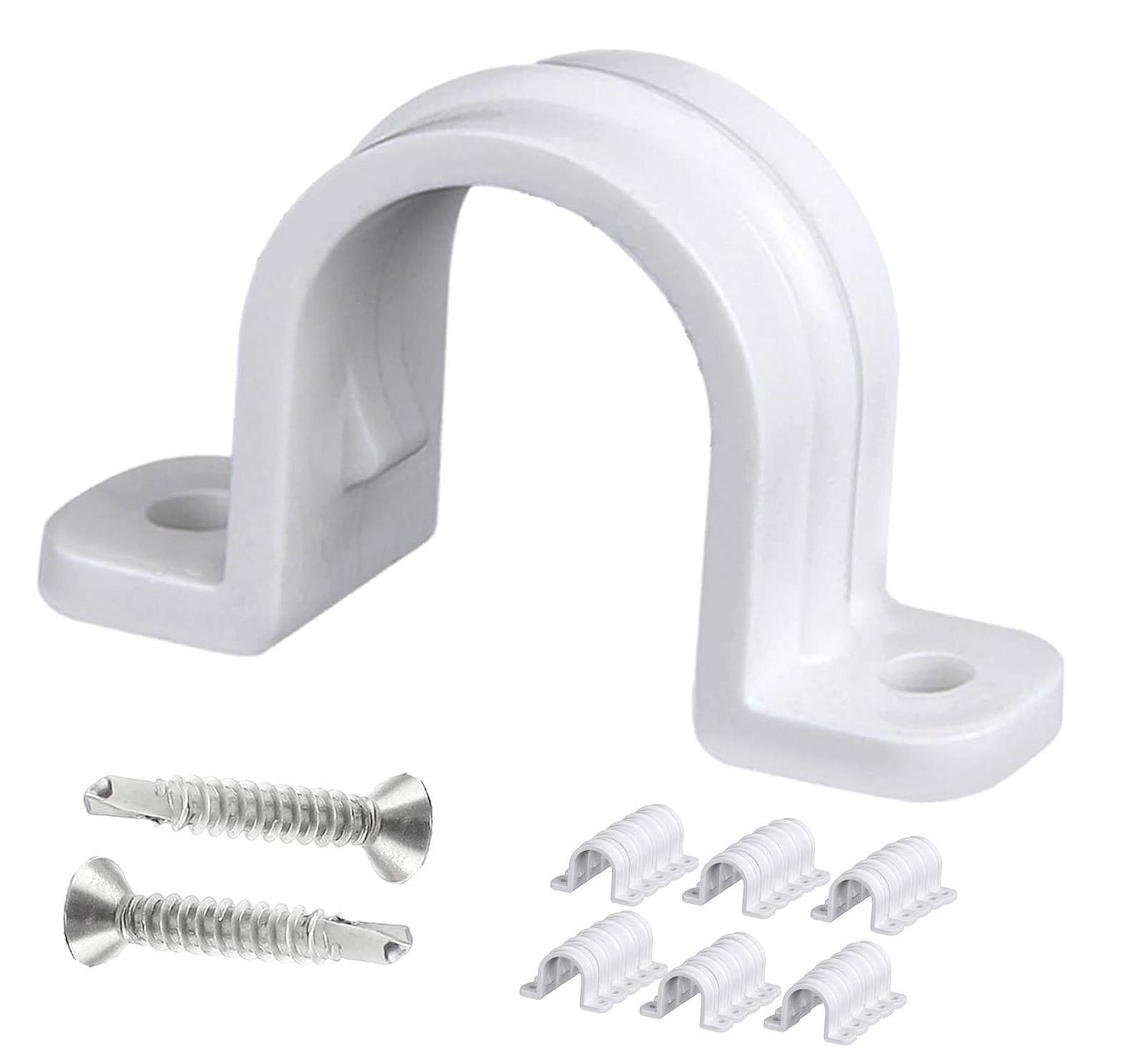 Myst Design 30 Pcs Conduit Pipe Strap Clamp, Plastic Pipe Clamps SCH 3/ ...