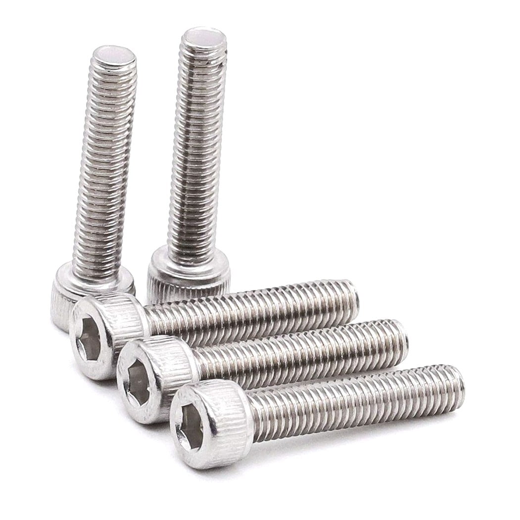 Myst Design 30pcs M6-1 20mm Cap Screws, 18/8 Steel 304, Fully Threaded ...