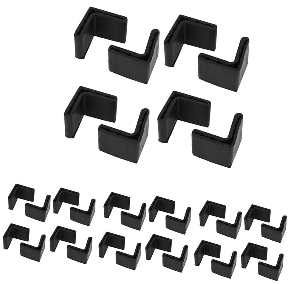 Myst Design 34mm x 34mm x 3mm L-Shaped Furniture Corner Rubber ...