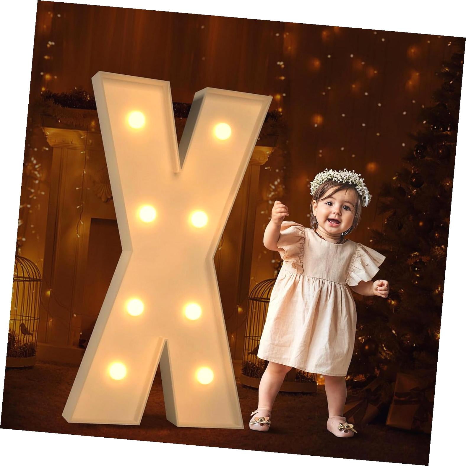 Myst Design 3FT Marquee Glowing Letters, Large Marquee Letters for ...