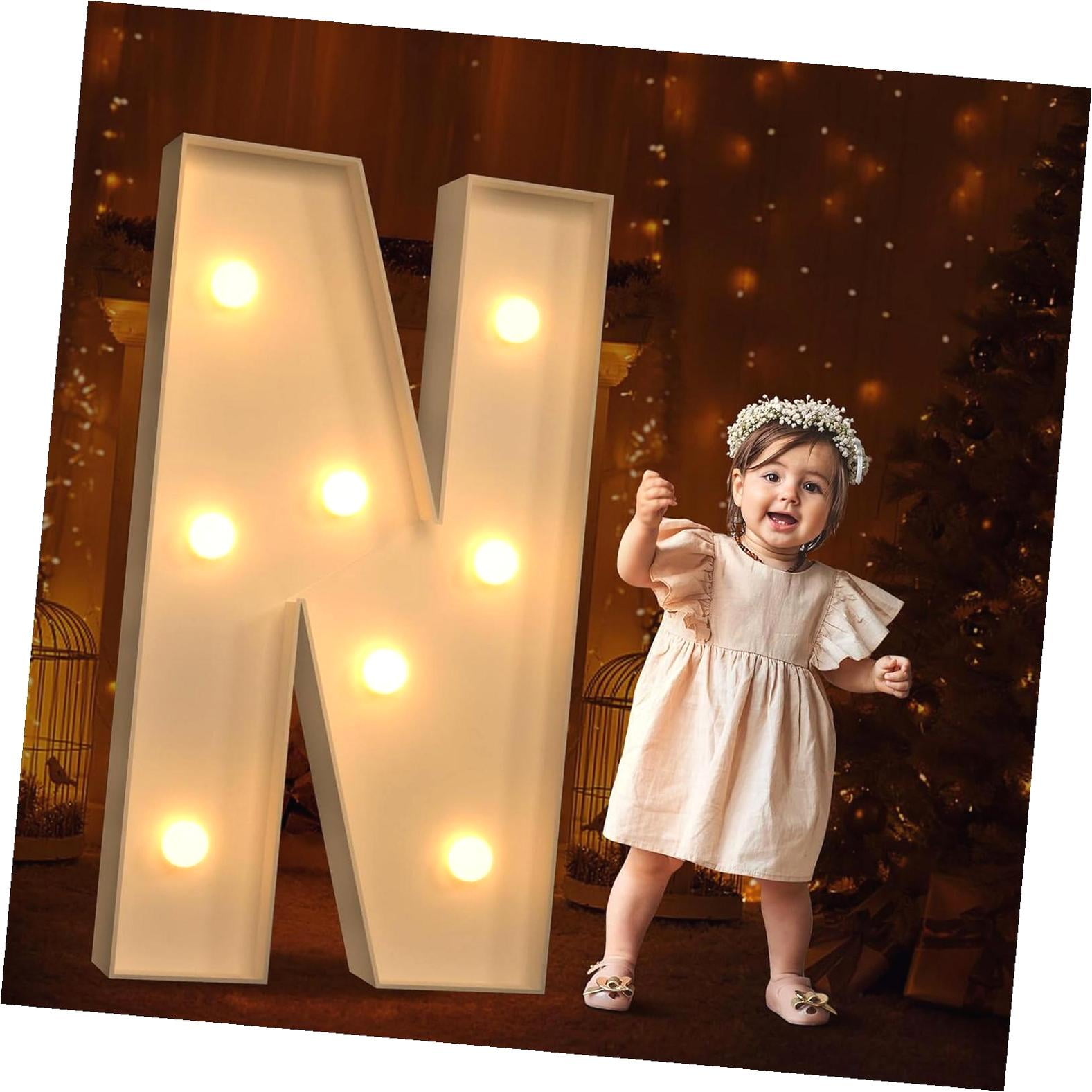 Myst Design 3FT Marquee Glowing Letters, Large Marquee Letters for ...