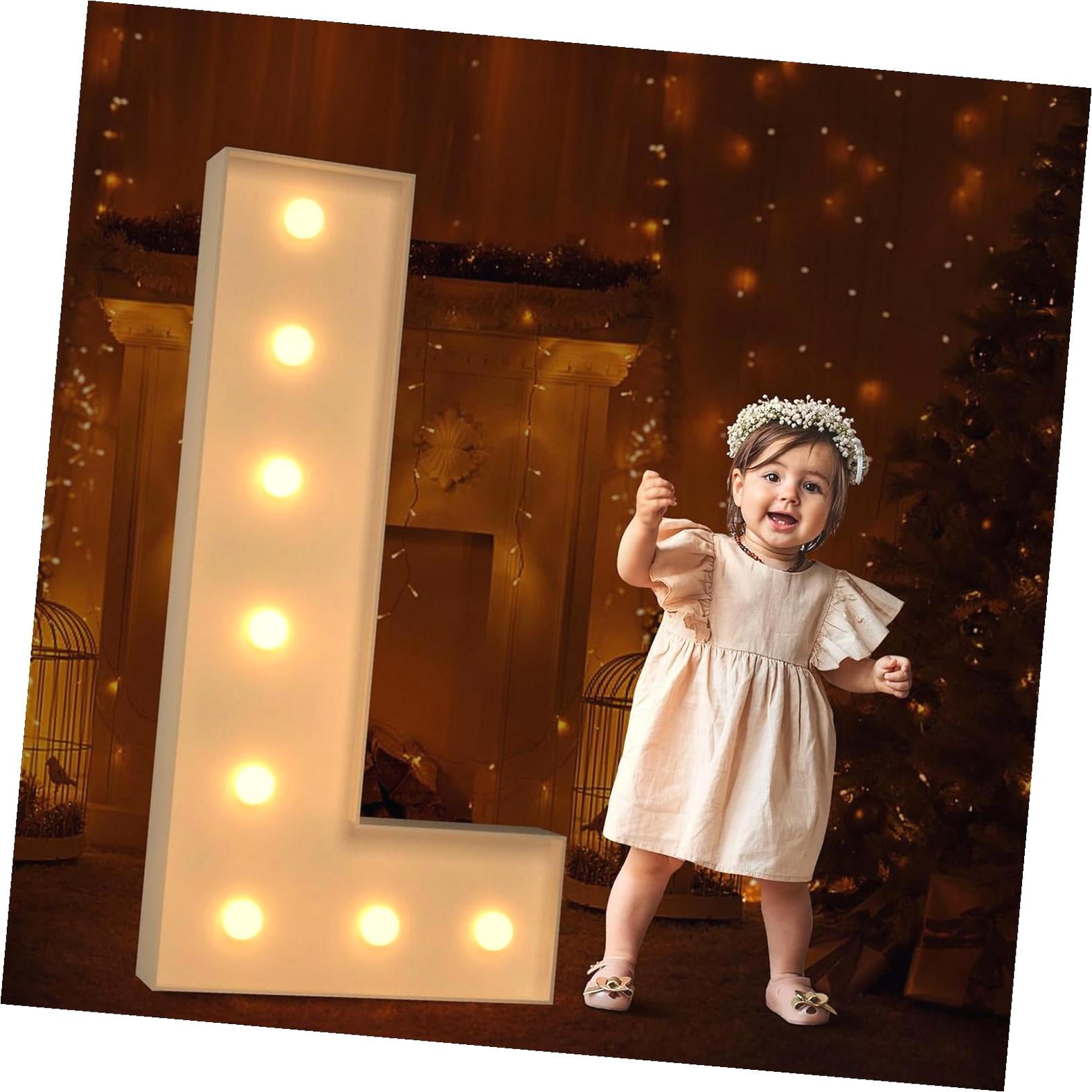 Myst Design 3FT Marquee Illuminated Letters, Large DIY Letters for ...