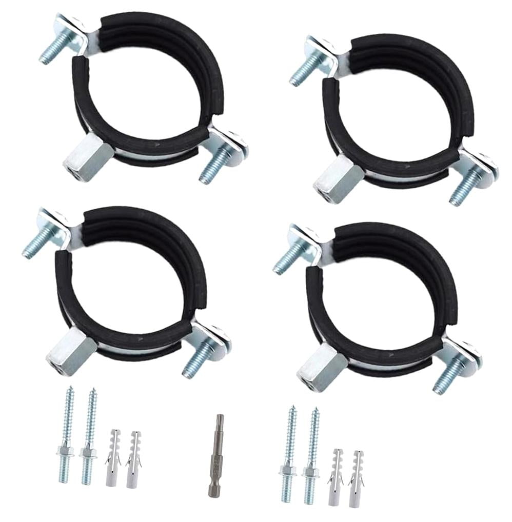 Myst Design 4 PCS Split Pipe Hanger, Pipe Support Bracket, with ...