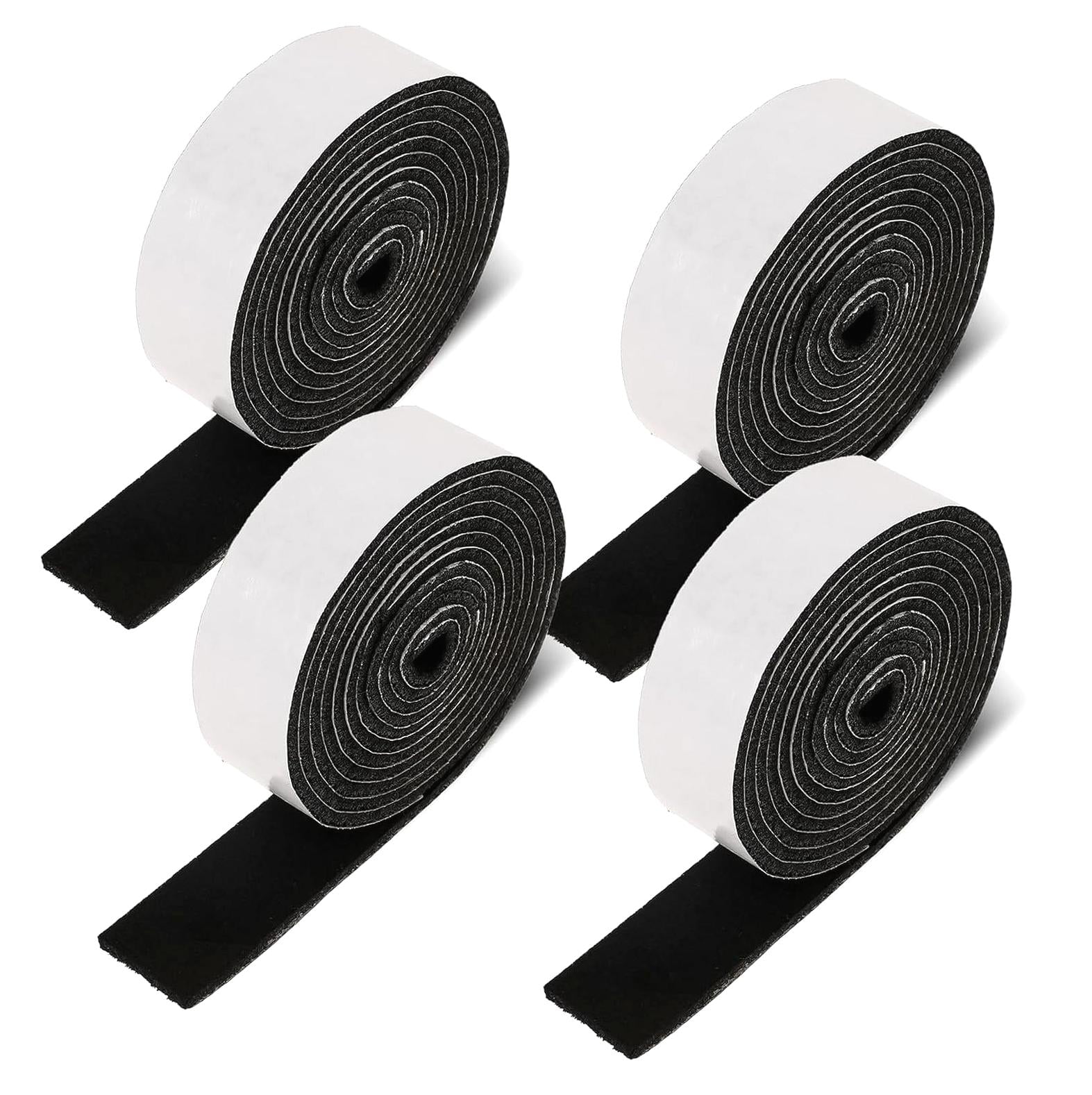 Myst Design 4 Rolls 120 X 1 Inch Adhesive Felt Strips, Self-Stick Felt ...