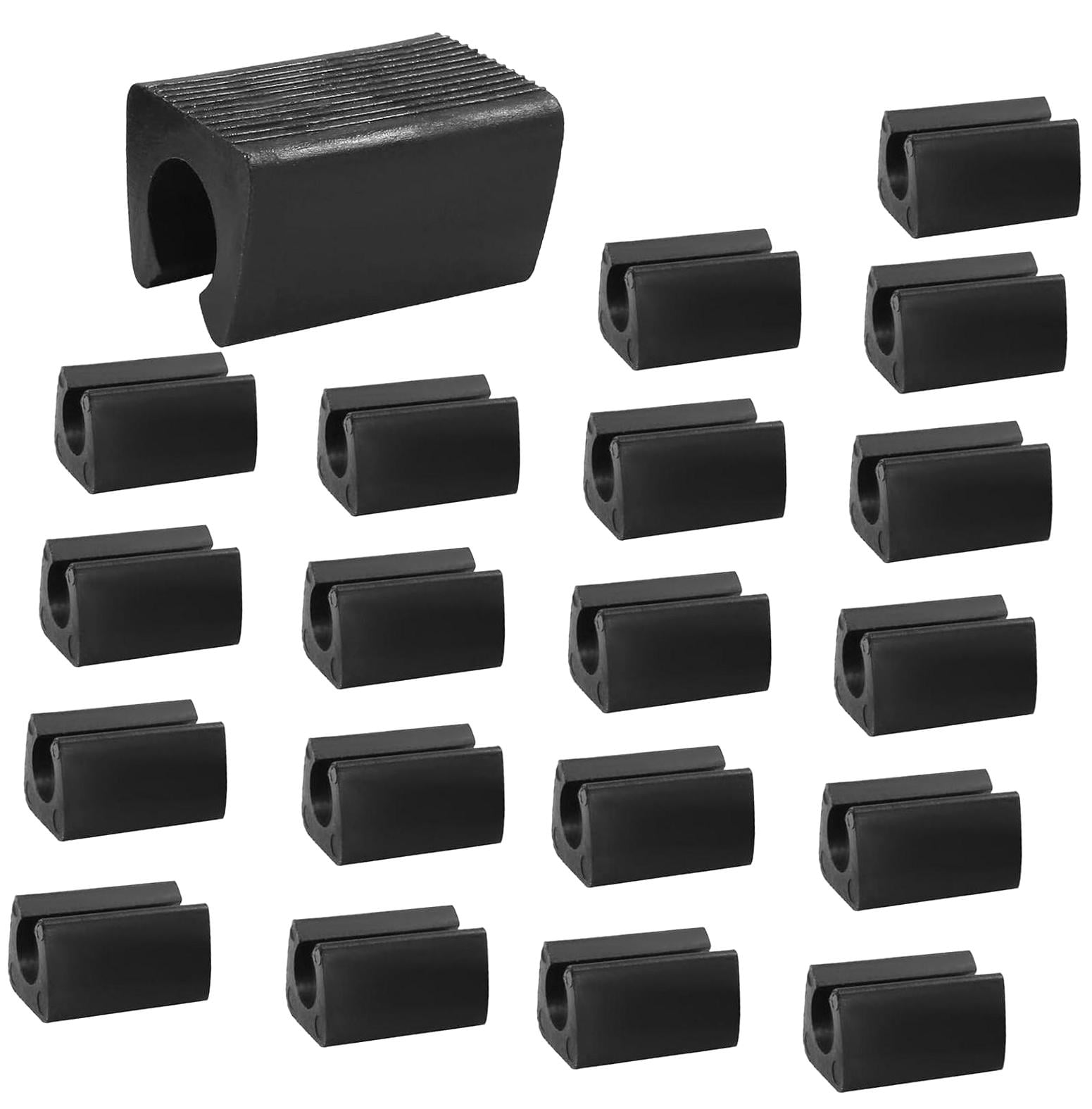 Myst Design 40 Pack 11-12mm U Shape Chair Foot, Plastic Rectangle Chair ...