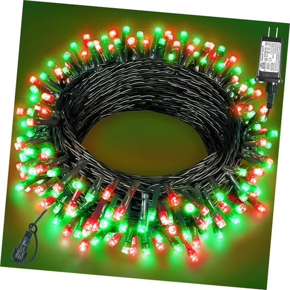 Myst Design 40FT 120 Christmas Lights, Red and Christmas String Lights ...