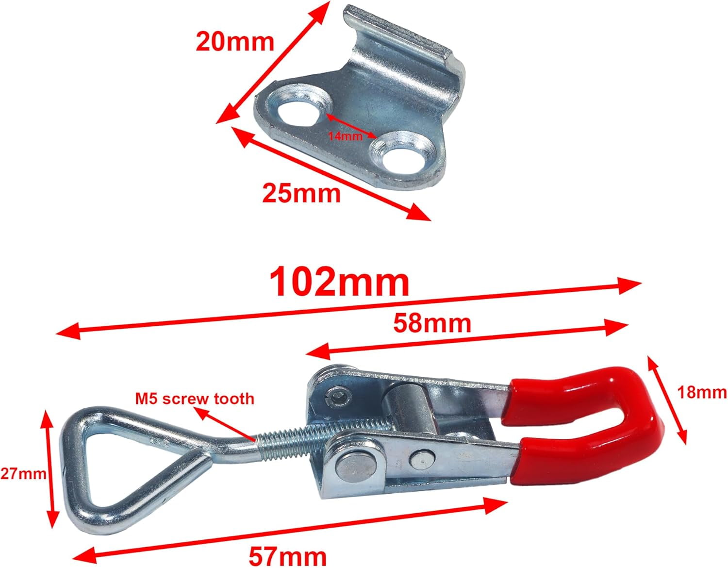 Myst Design 4PCS Toggle Clamp 4003, Toggle Clamp Pull Hasp Latches ...