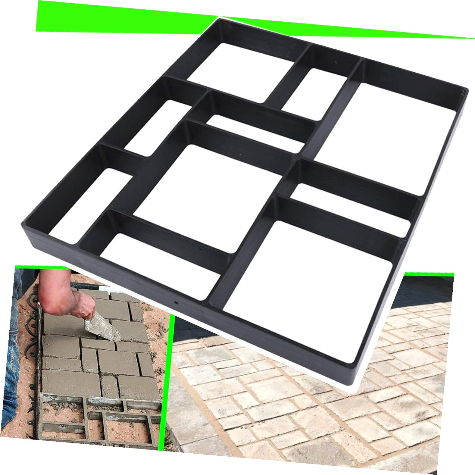 Myst Design .5"x15.5"x1.5" Walk Path Maker Recycled Concrete Molds ...