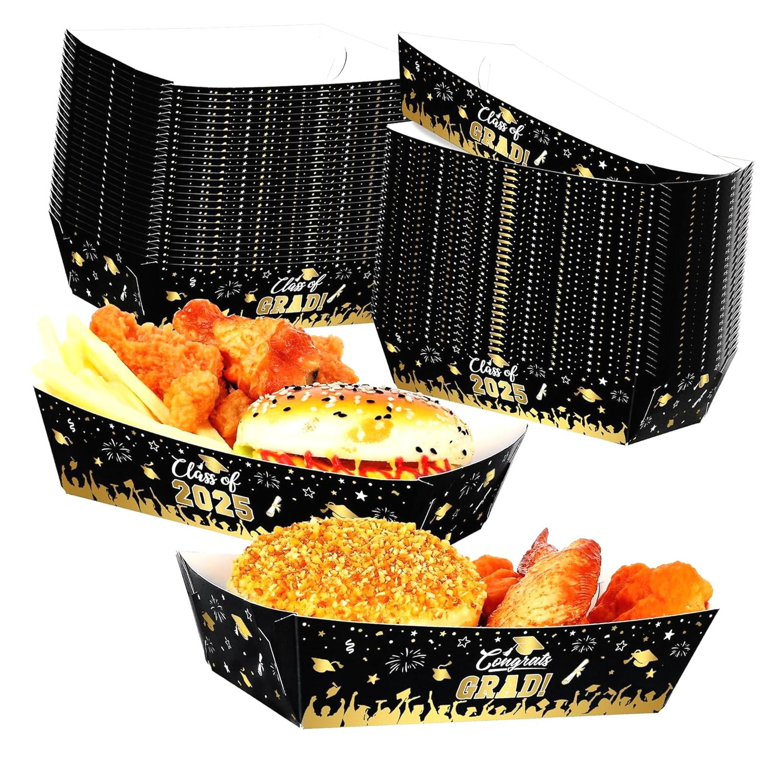 Myst Design 50 PCS Graduation Decorations Class of 2025, Black and ...