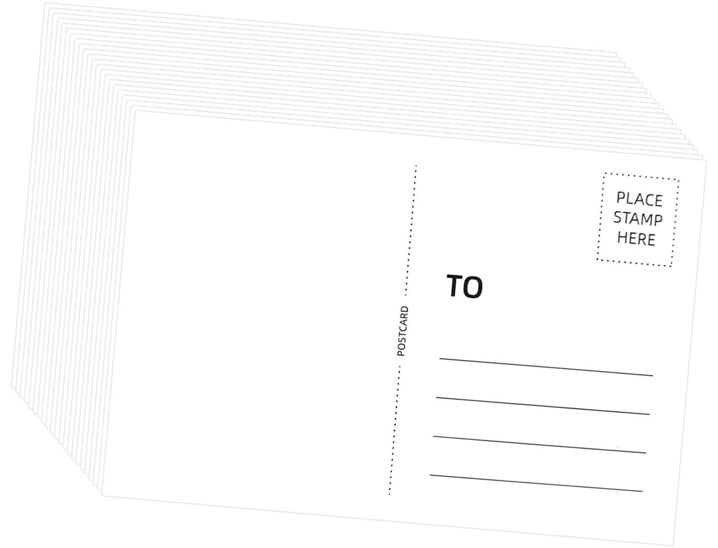 Myst Design 50 Pieces Blank Postcards for Mailing 4x6 Inches, Printable ...