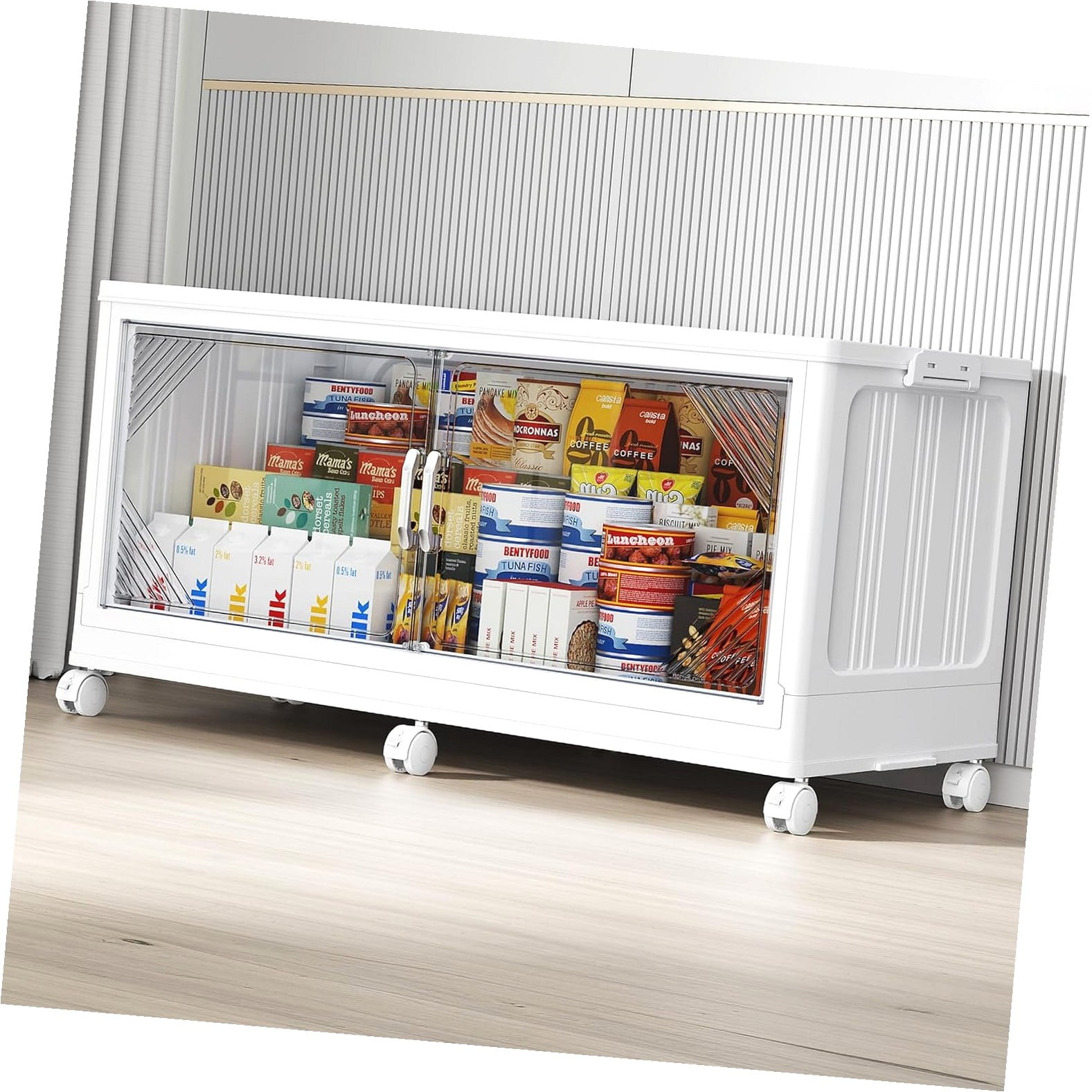 Myst Design 55Gal Plastic Stackable Storage Bins with Lid, 220QT Extra ...