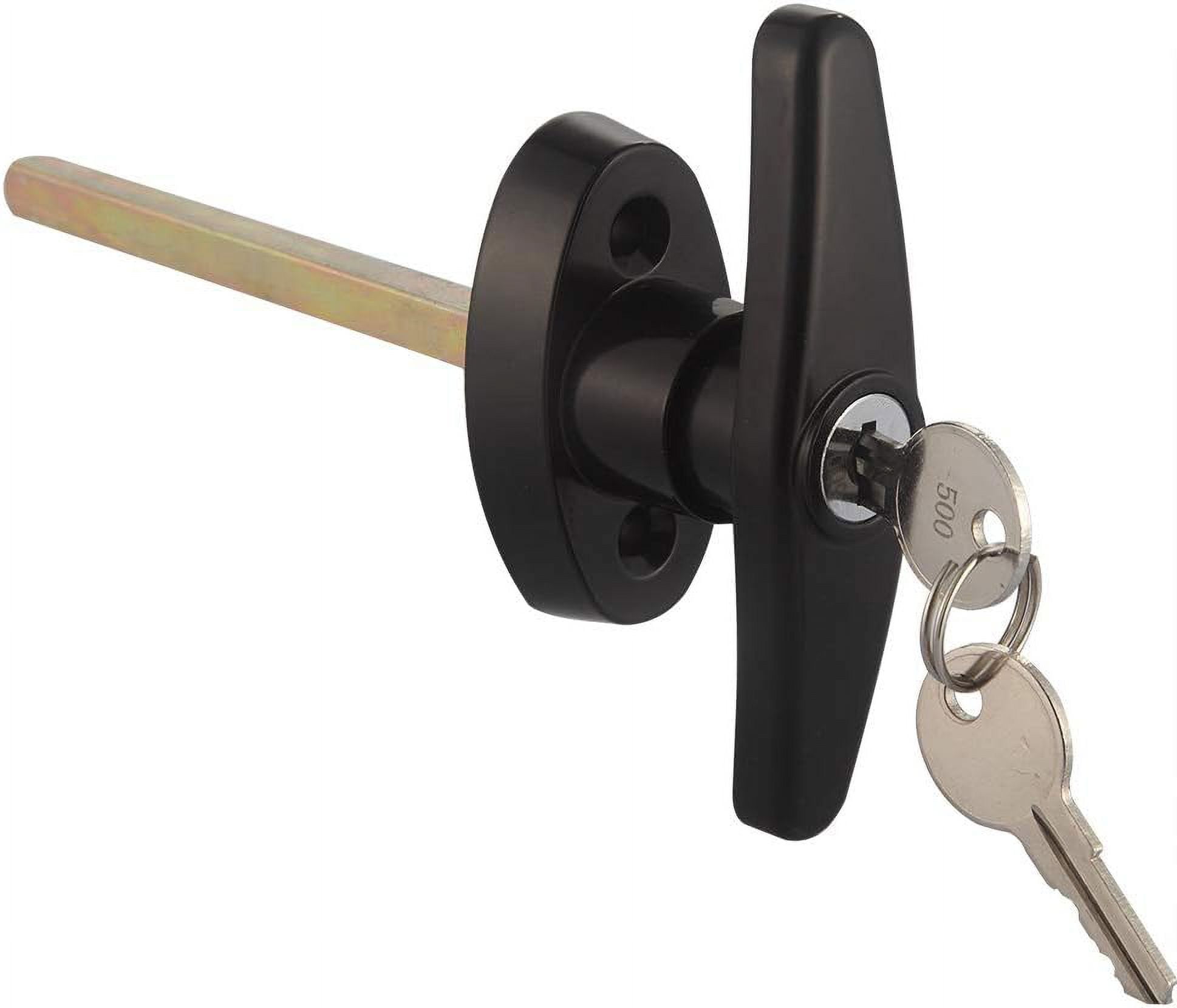 Myst Design 6" T-Handle Lock for Shed Doors, Keyed Alike, Includes Keys ...