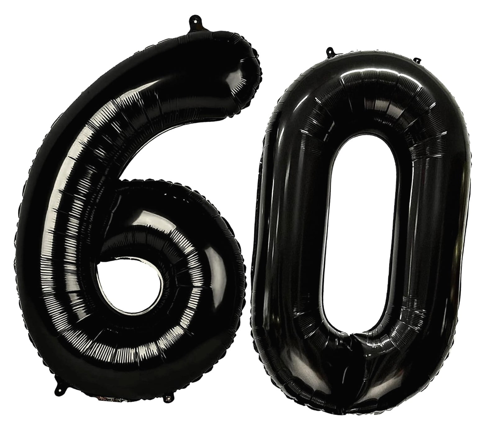 Myst Design 60 Number Big Foil 60 Balloon Numbers for 60th Birthday ...
