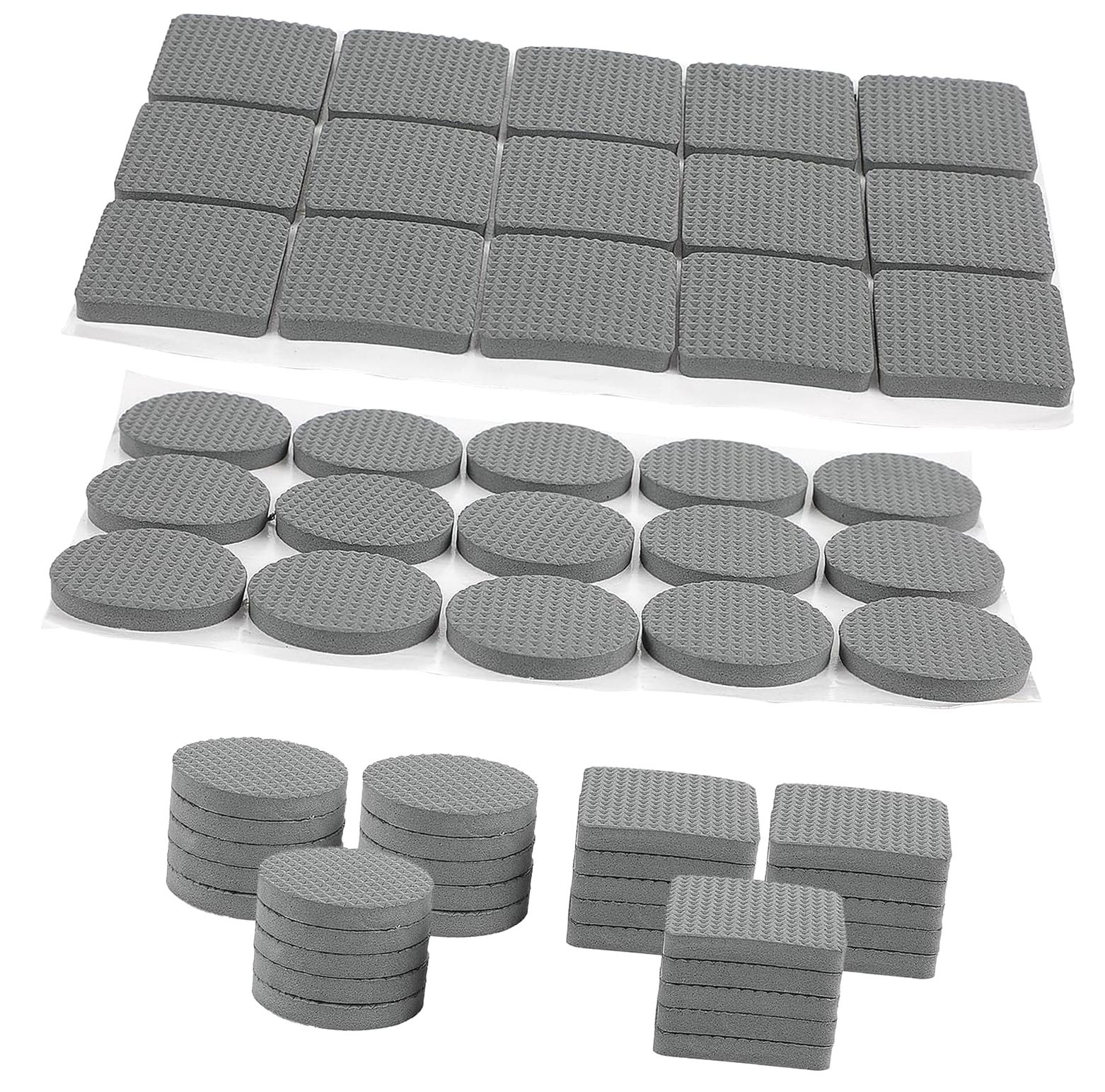 Myst Design 60 Piece Anti- Furniture Round and Square Rubber Feet ...