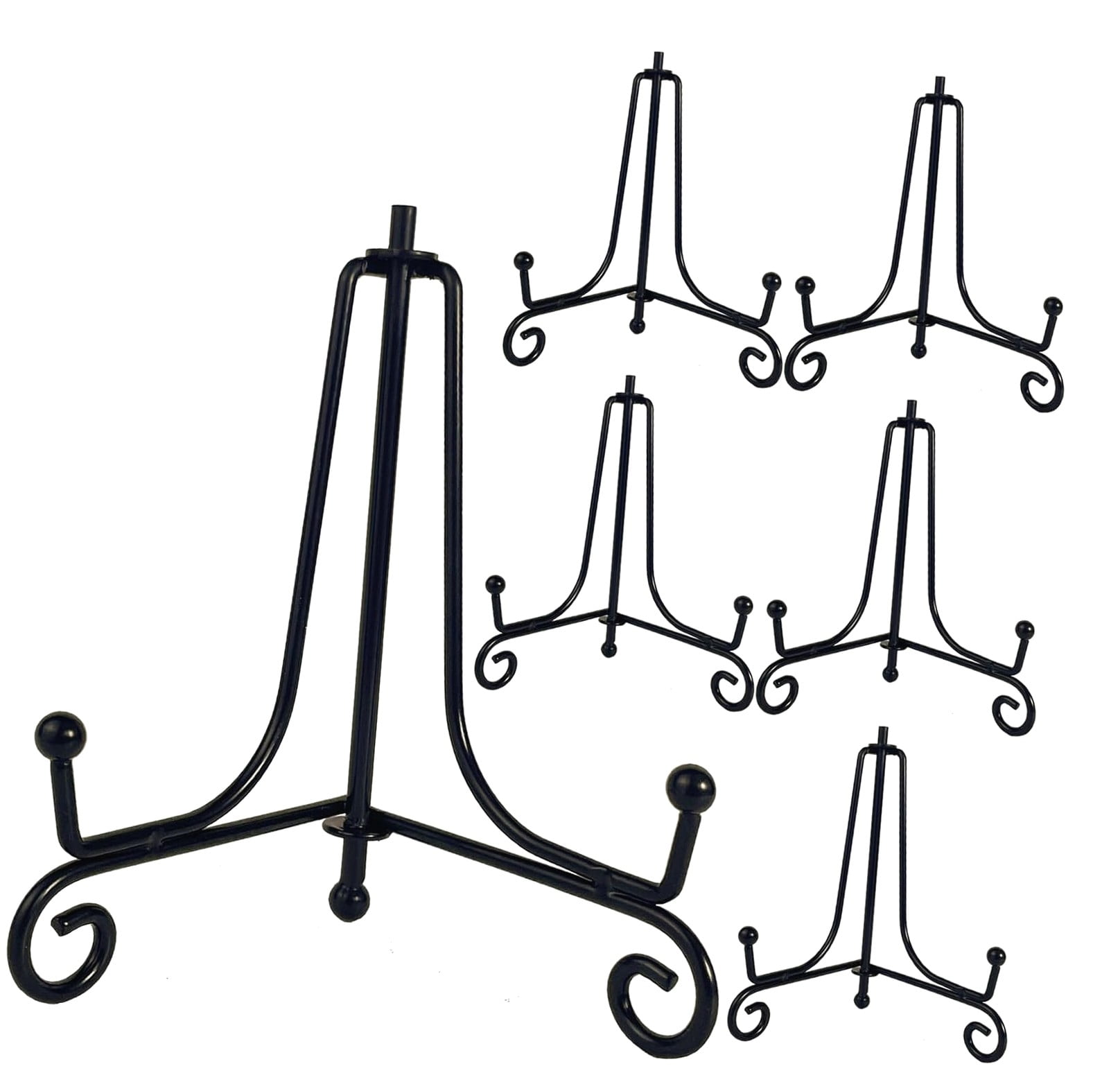 Myst Design 6PCS Iron Plate Stands for Display 4 Inch, Metal Plate ...