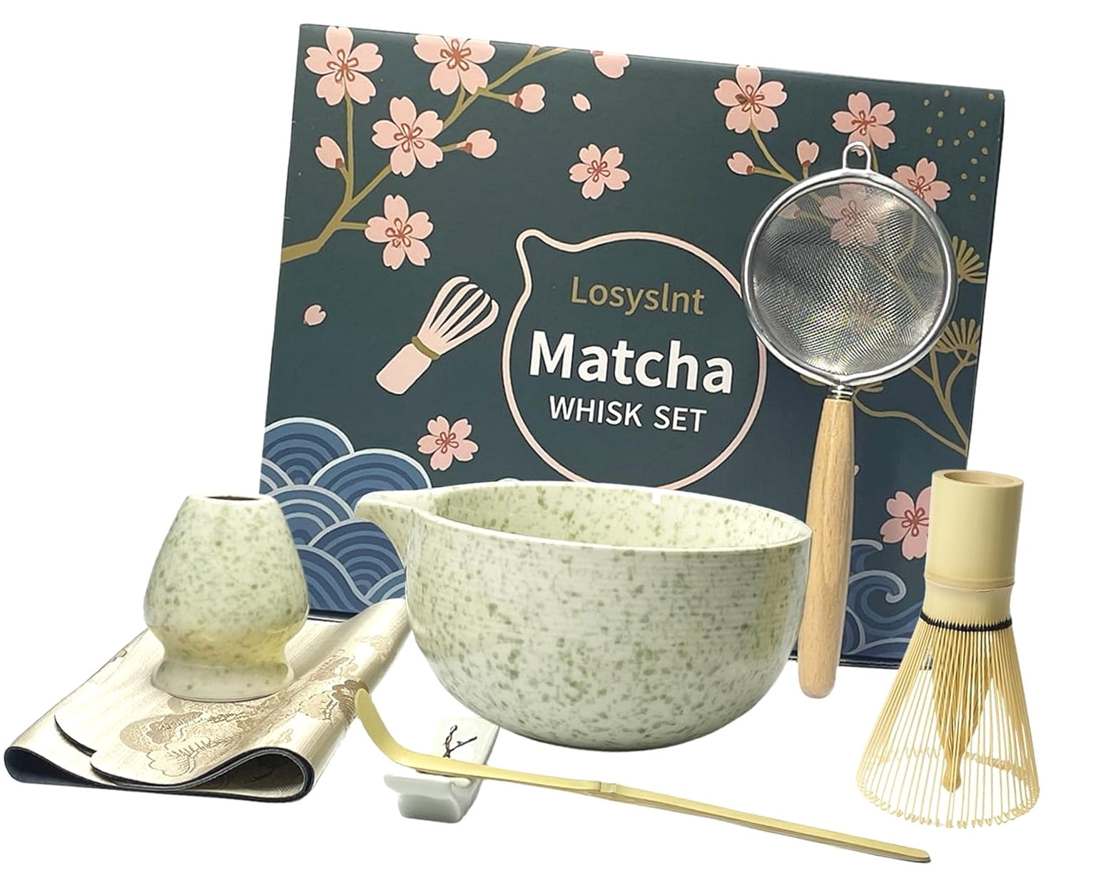 Myst Design 7-Piece Matcha Set Complete Tea Ceremony Kit with Ceramic ...