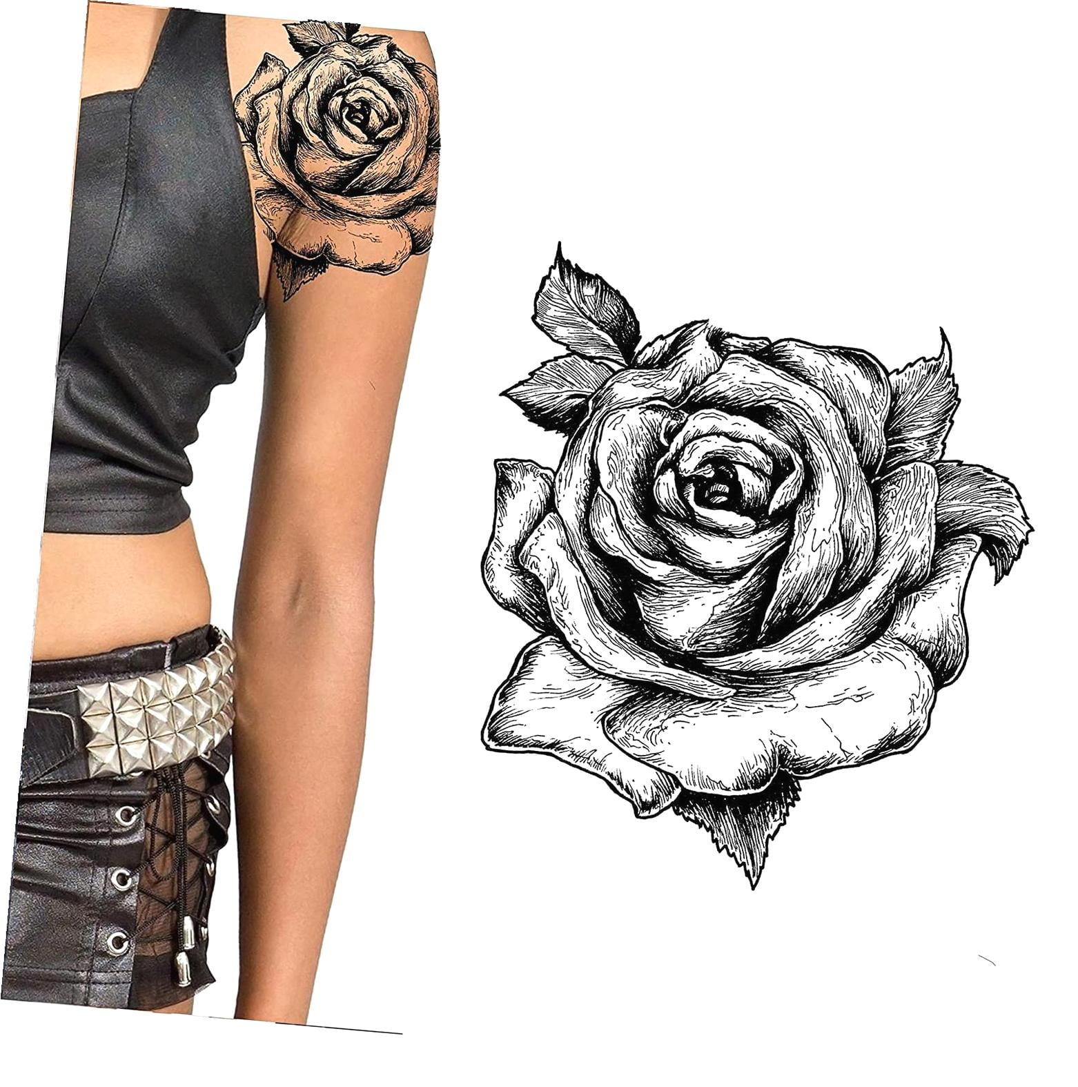Myst Design Adhesive rose floral for adults, featuring realistic flora ...