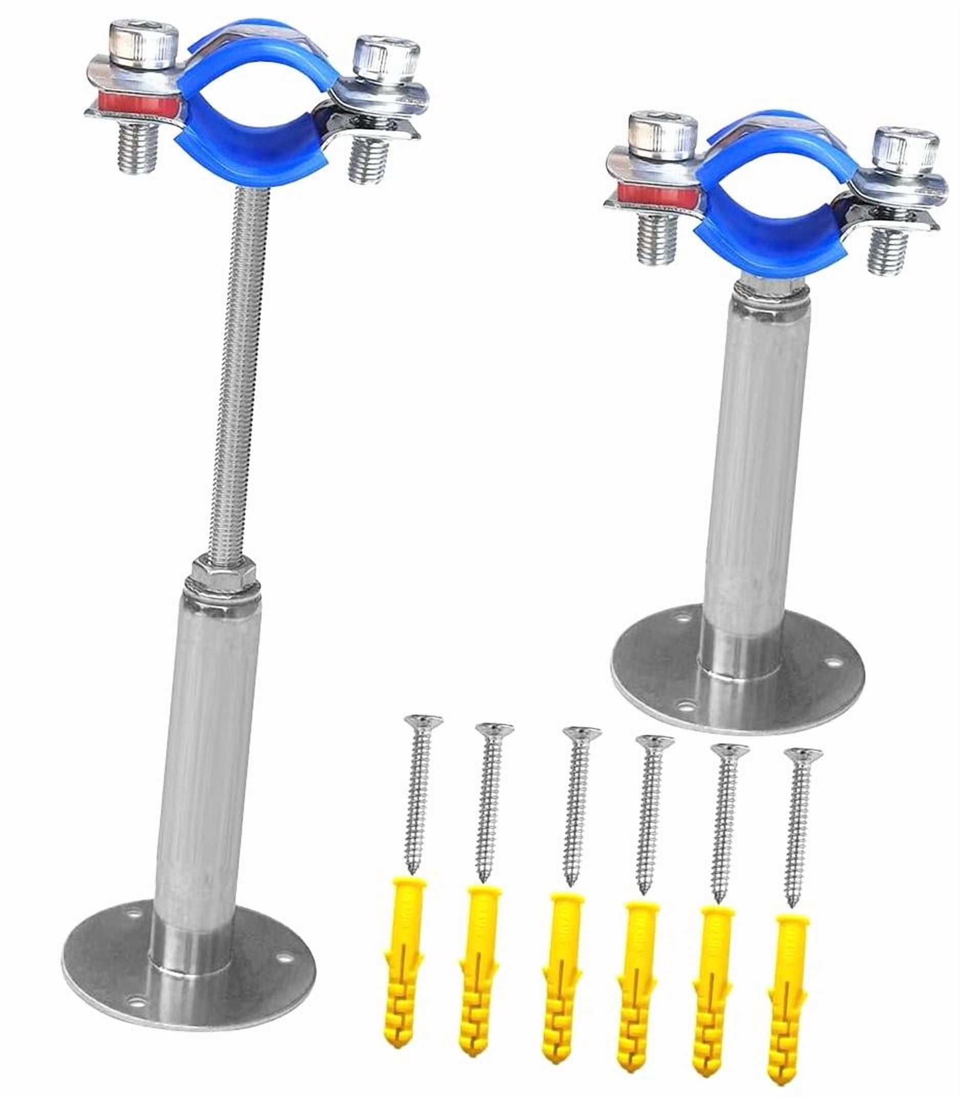 Myst Design Adjustable Pipe Supports for Wall or Ceiling Mounting ...