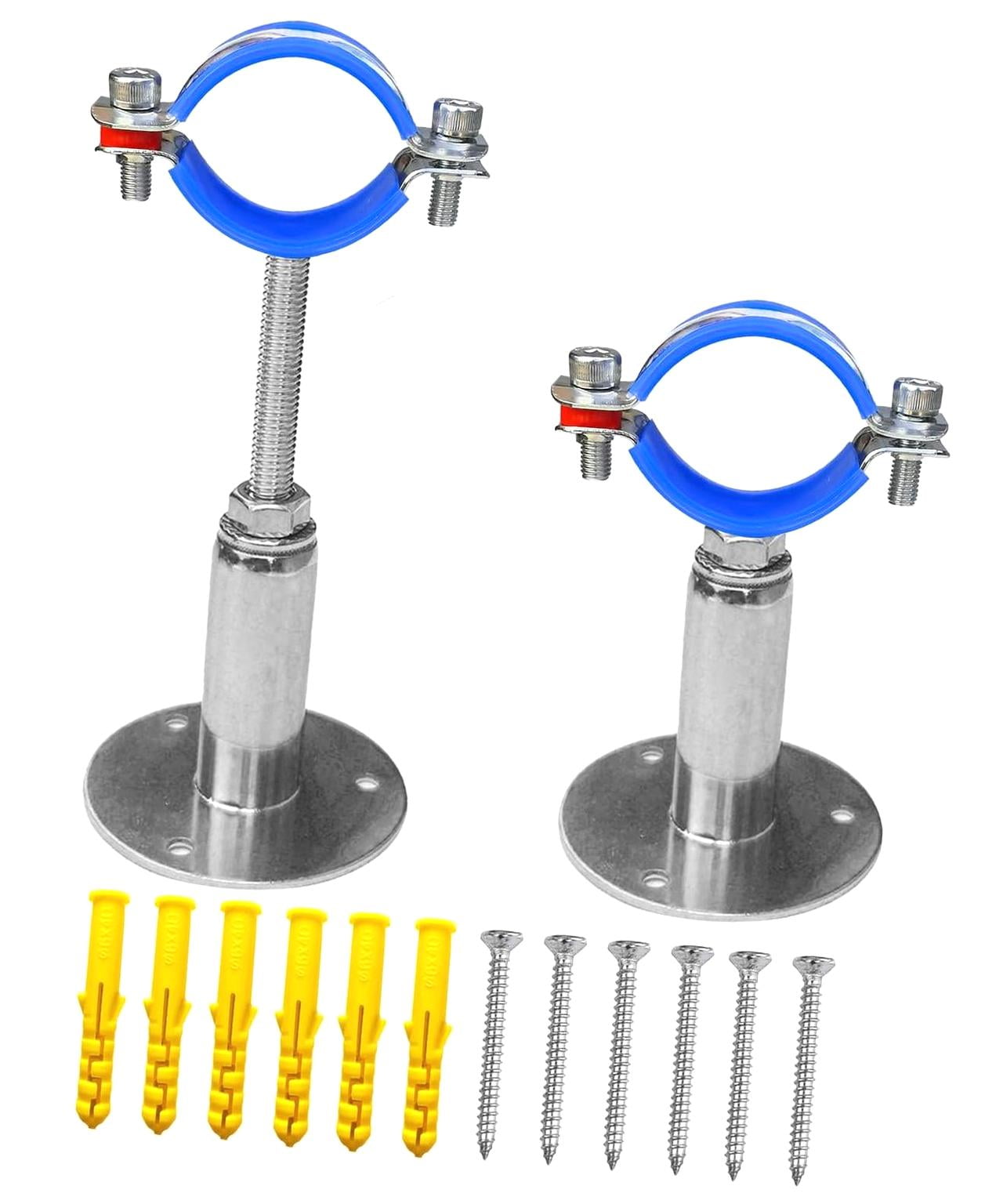 Myst Design Adjustable Pipe Supports for Wall or Ceiling Mounting ...