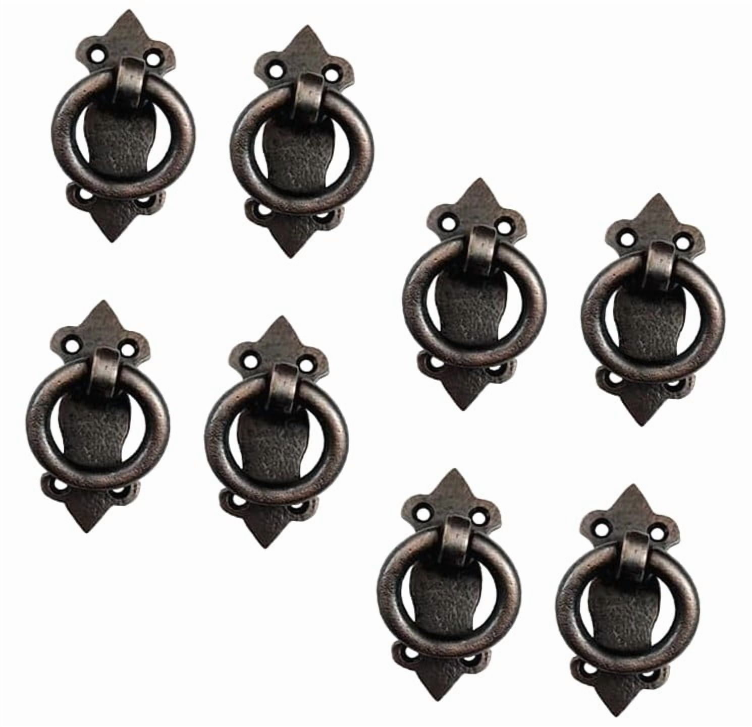 Myst Design Adonai "Hadar Cast Iron Cabinet Drop Pulls (8 Pack, ) for ...