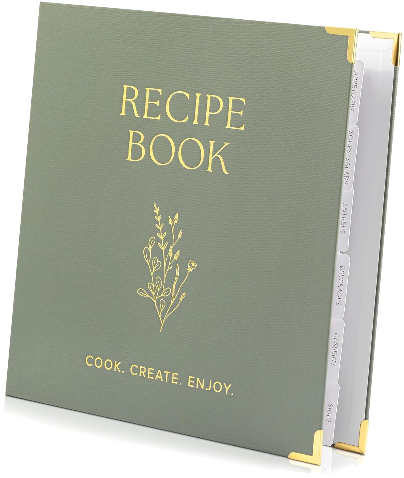 Myst Design Aesthetic 8.5" 11" Recipe Binder with Cover The Perfect ...