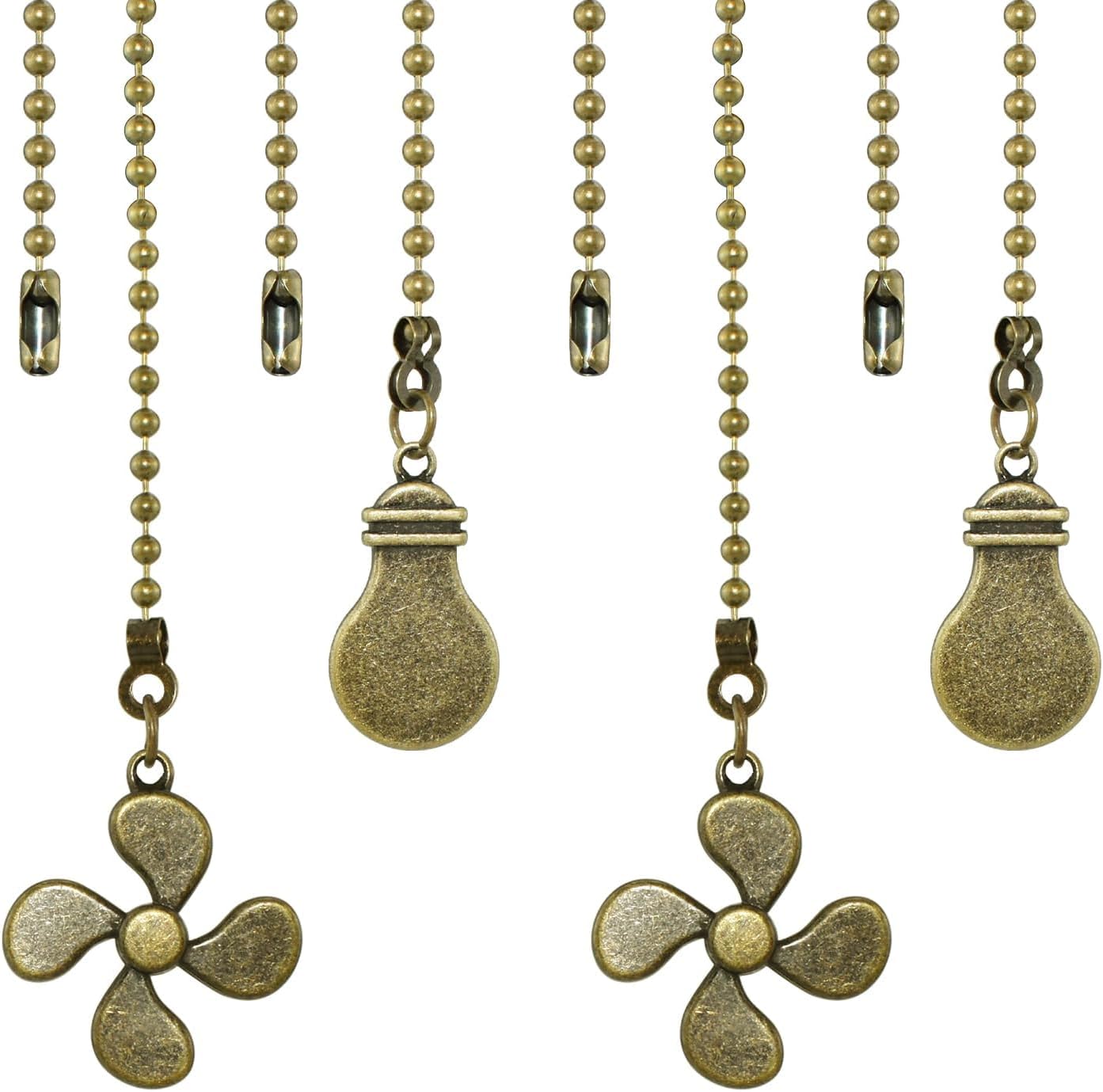 Myst Design Aifeier Ceiling Fan Light Pull Chain Set, Fan and Bulb ...